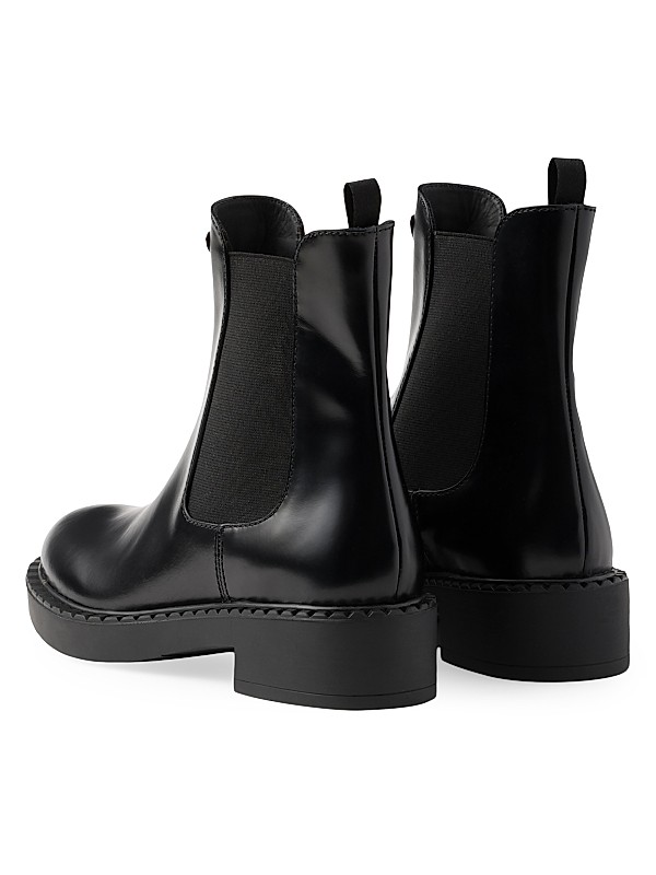 Shop Prada Brushed Calf Leather Chelsea Boots | Saks Fifth Shop Prada Brushed Calf Leather Chelsea Boots | Saks Fifth