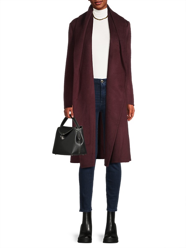 Shop Kobi Halperin Yael Wool-Blend Belted Coat | Saks Fifth Shop Kobi Halperin Yael Wool-Blend Belted Coat | Saks Fifth