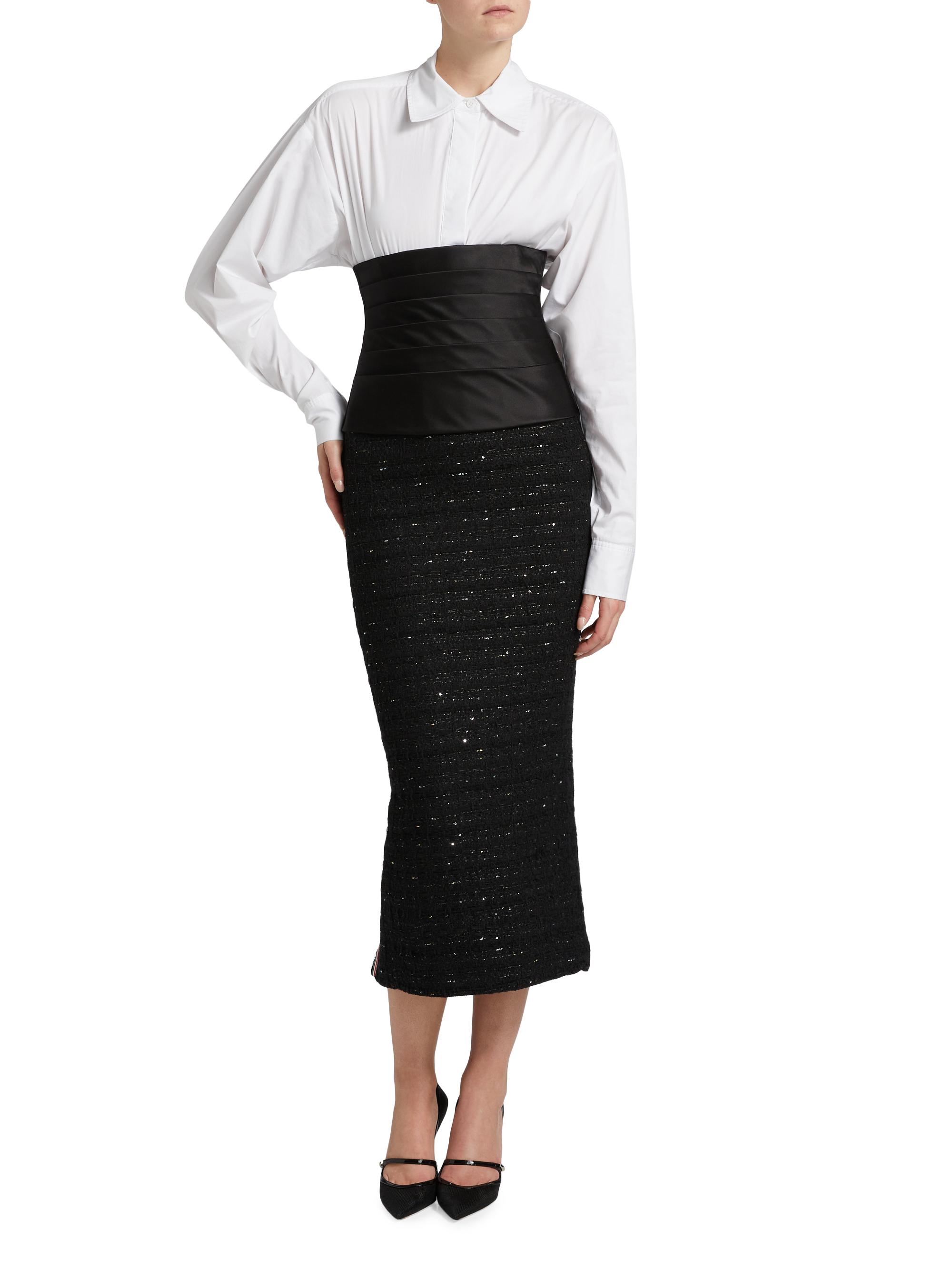 Thom Browne Silk Faille Cummerbund Corset | Saks Fifth Avenue