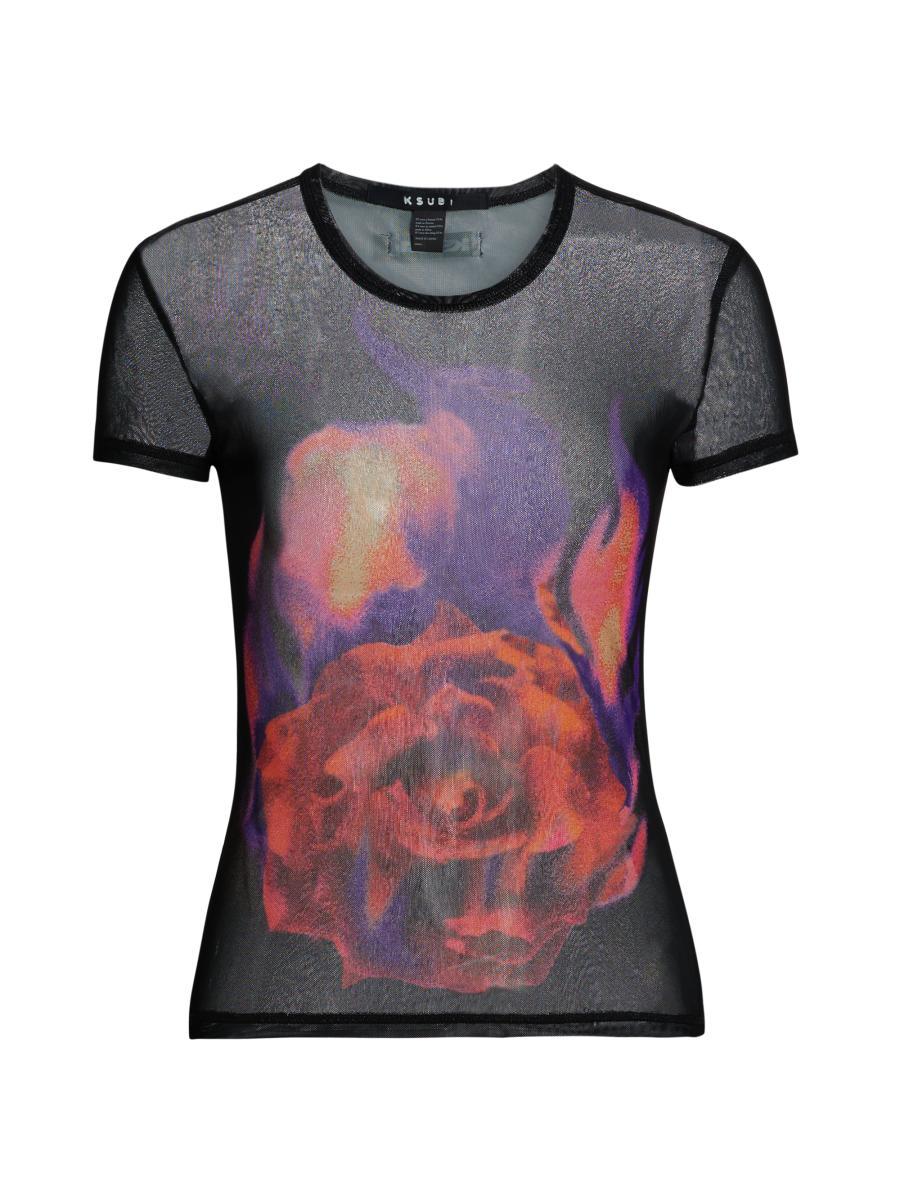 Ksubi Ablaze Mesh T-Shirt | Saks Fifth Avenue