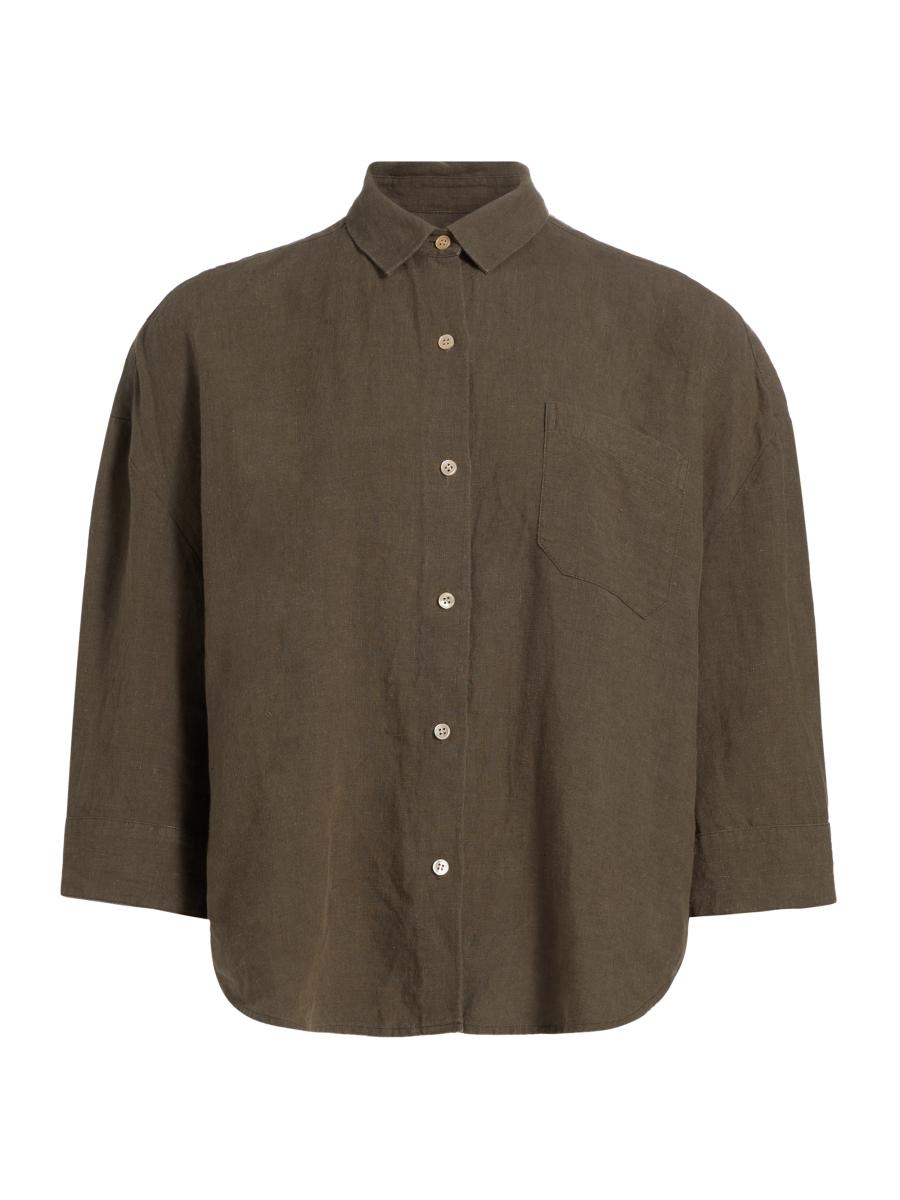 Shop Jenni Kayne Logan Linen Button-Front Shirt | Saks Fifth Avenue