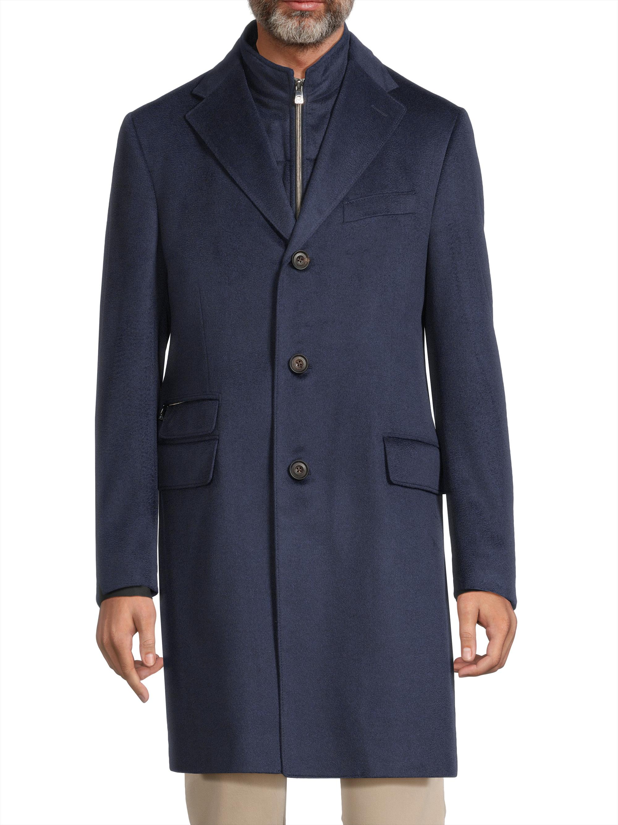 Corneliani ID Tailored Wool Coat | Saks Fifth Avenue