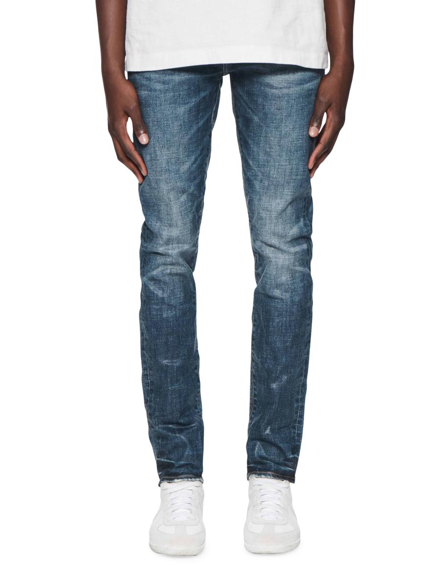 Purple Brand D-Skinny Coated Denim Jeans | Saks Fifth Avenue