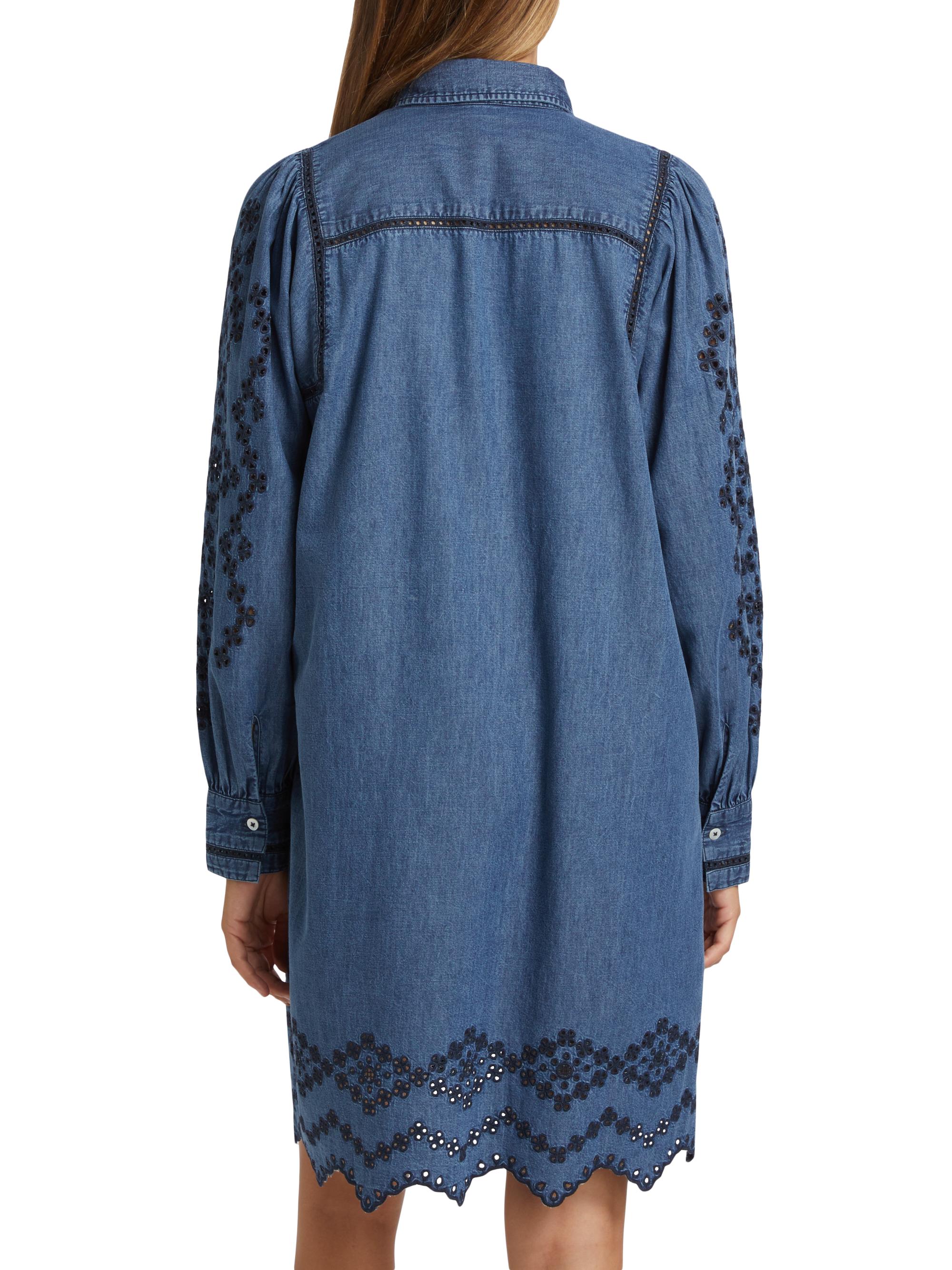 Rails Fernanda Denim Shift Dress | Saks Fifth Avenue