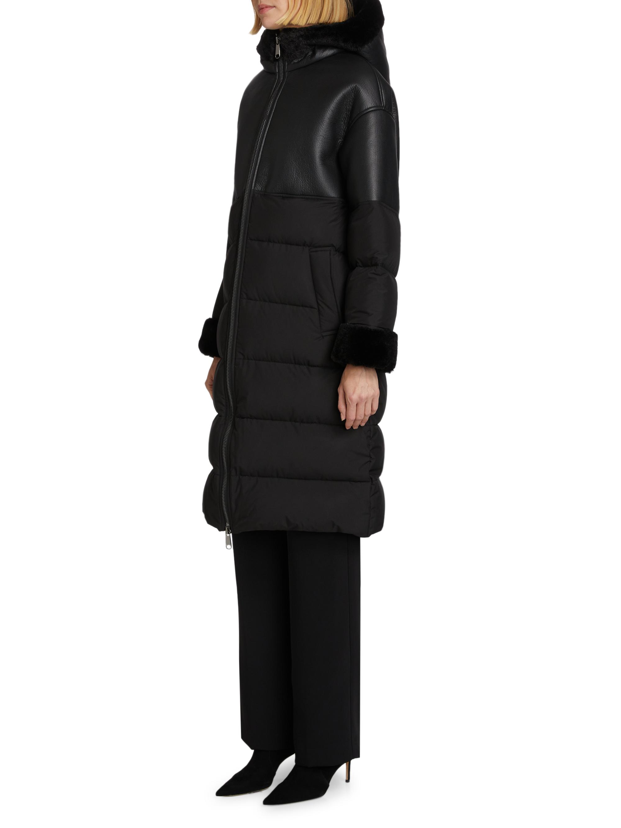 Mercer Collective Kate Mixed-Media Puffer Coat | Saks Fifth Avenue
