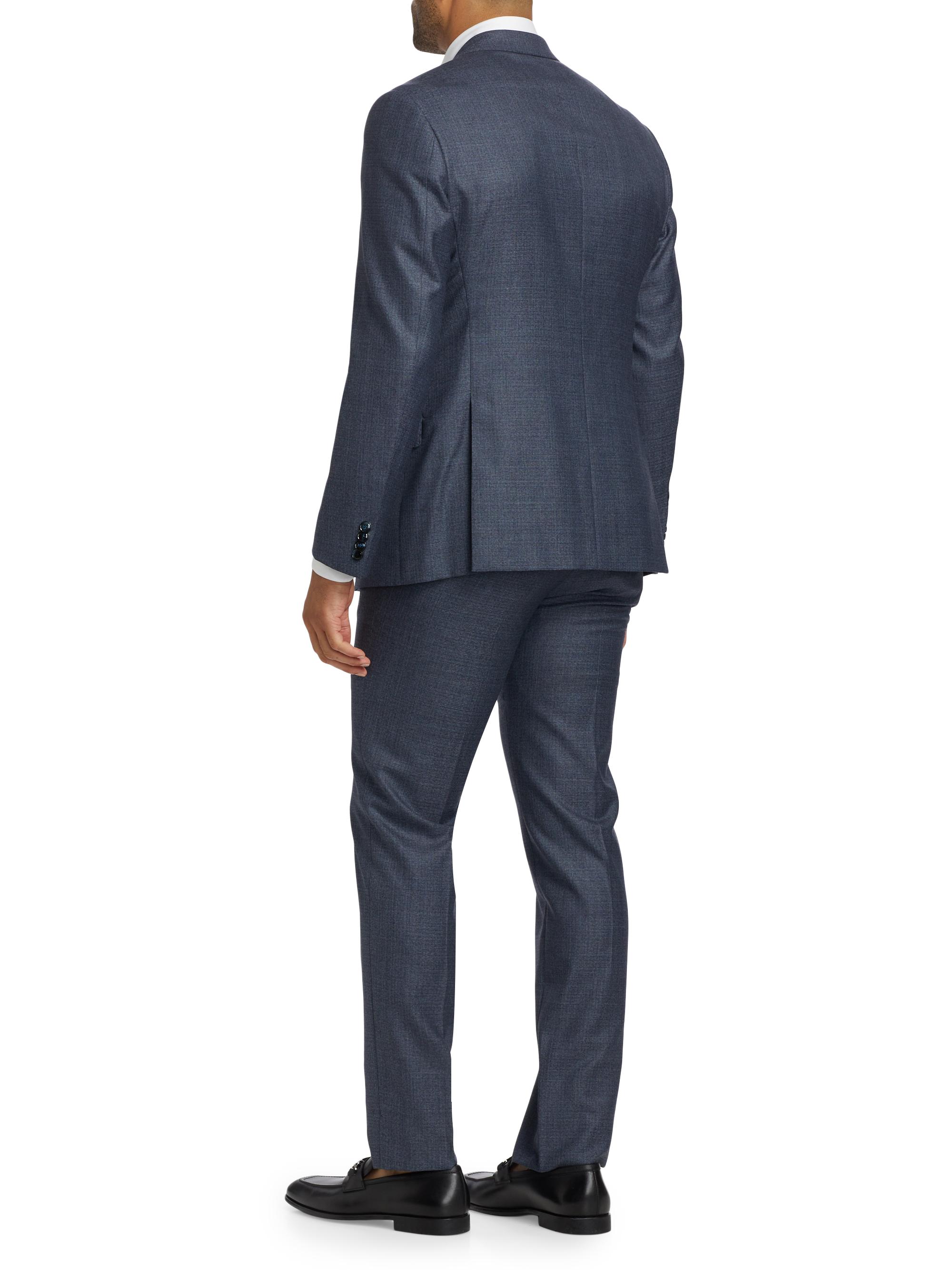 Giorgio Armani Micro Box Wool Suit | Saks Fifth Avenue