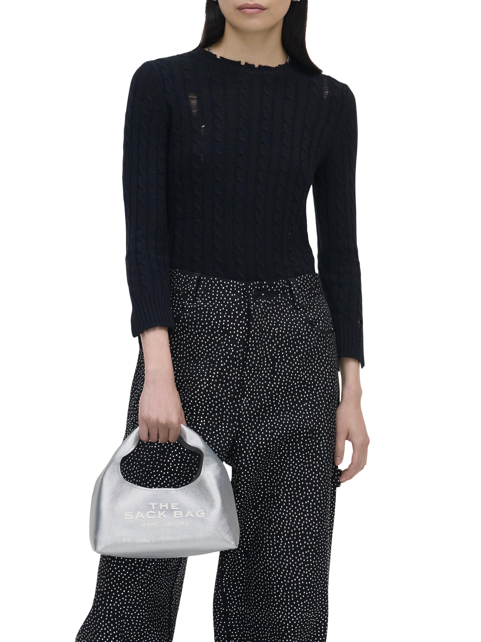 Marc Jacobs The Metallic Leather Mini Sack Bag | Saks Fifth Avenue
