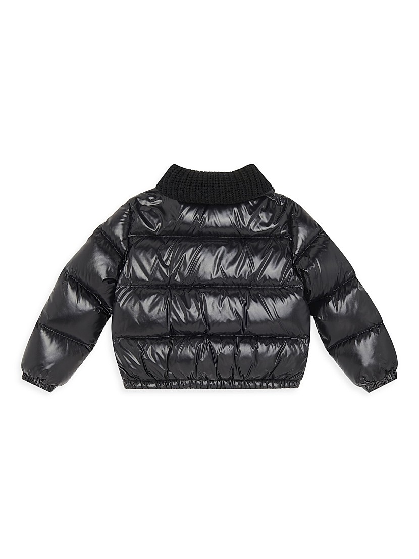 Shop Moncler Little Girl's & Girl's Aigues Nylon Down Jacket Shop Moncler Little Girl's & Girl's Aigues Nylon Down Jacket