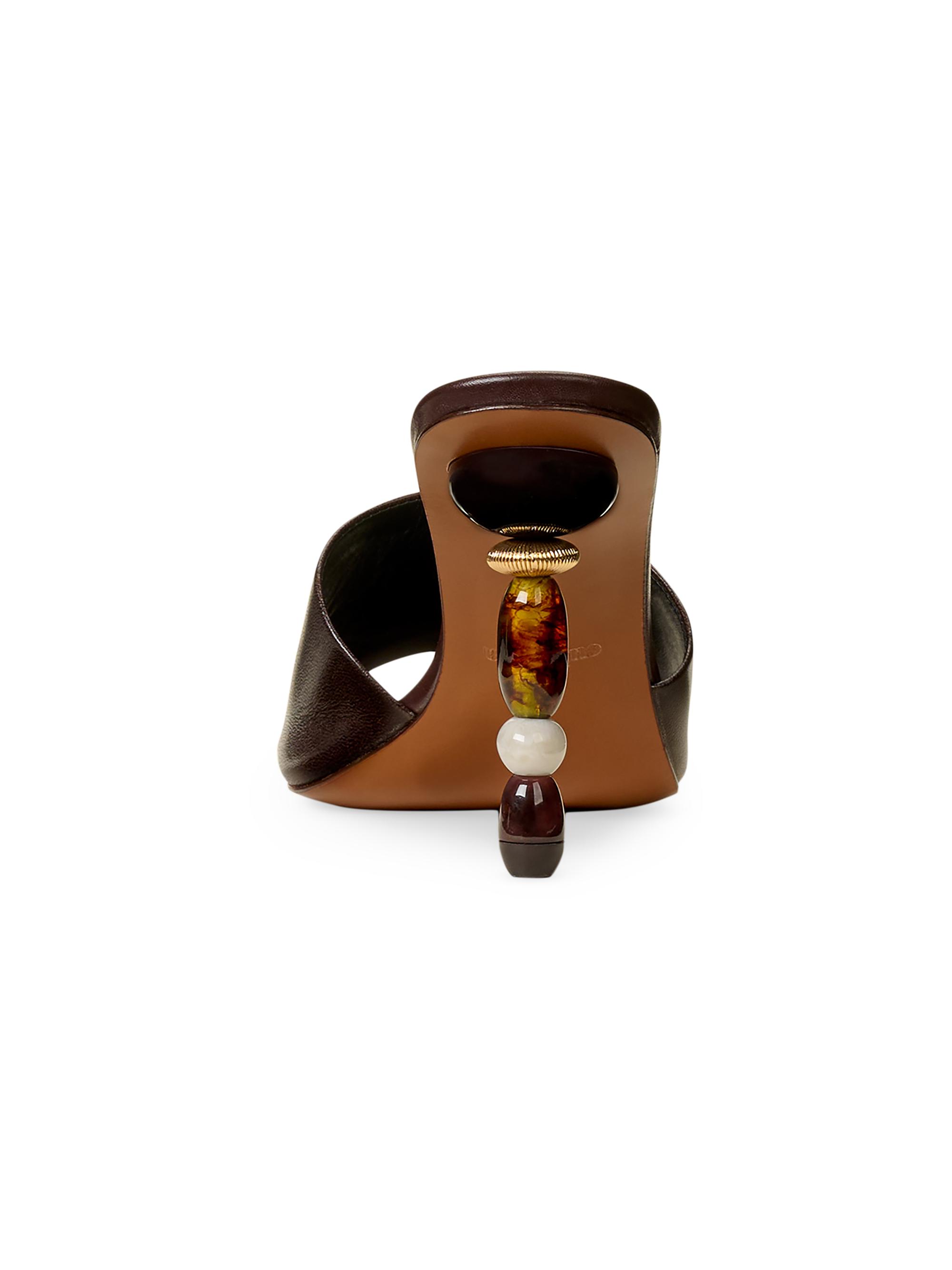 Cult Gaia 100MM Leather Sandals | Saks Fifth Avenue