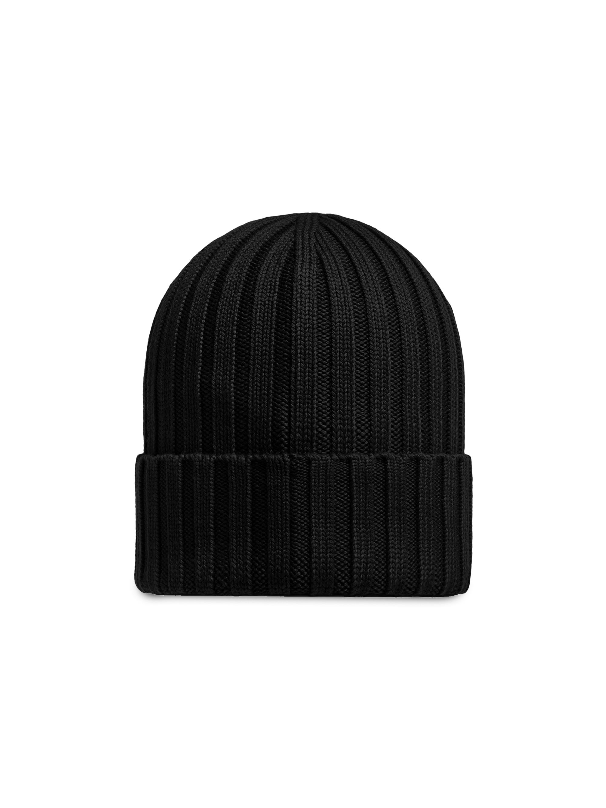 Moncler Wool Ribbed Knit Logo Beanie | Saks Fifth Avenue