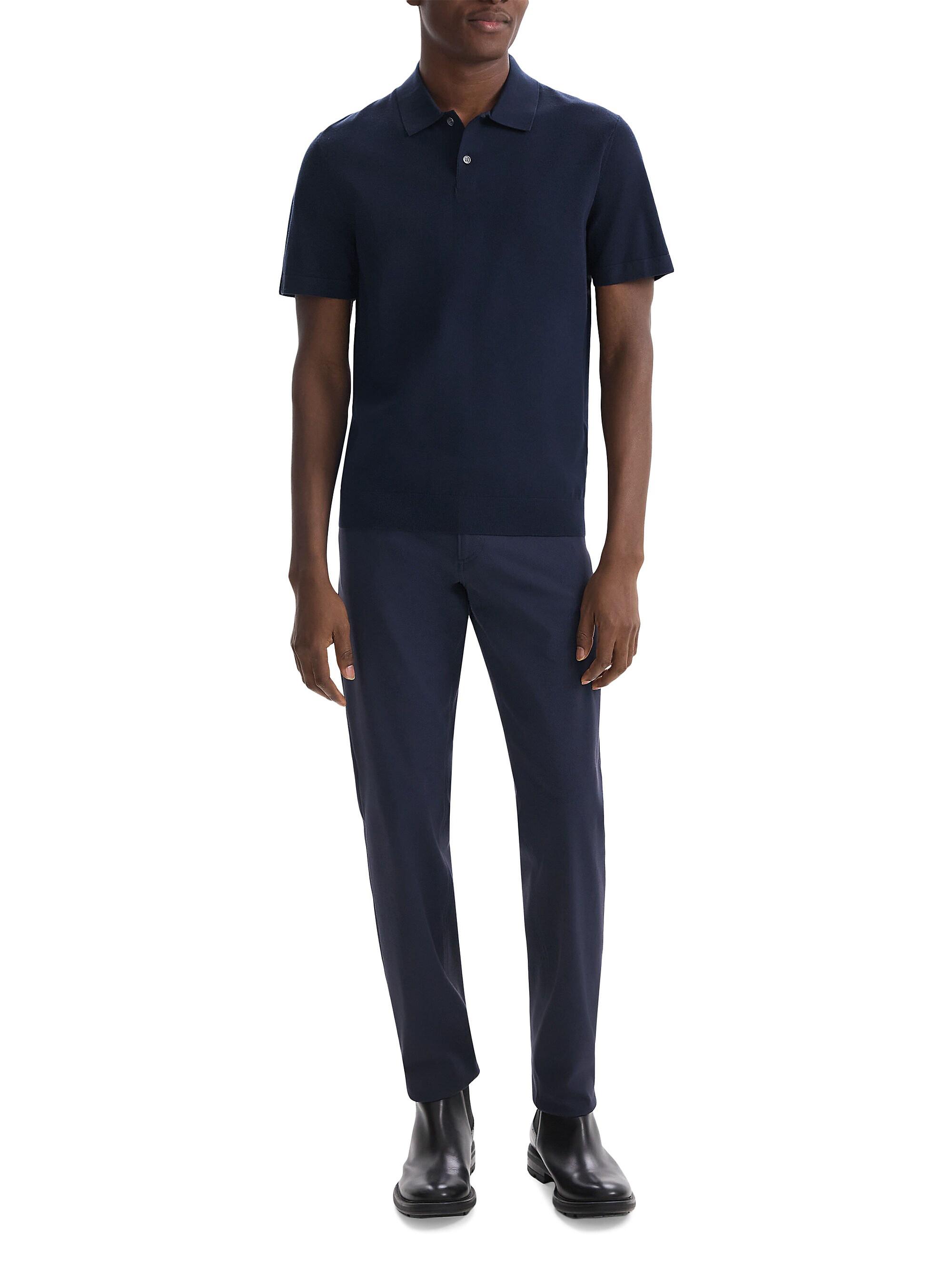 Theory Goris Knit Polo Shirt | Saks Fifth Avenue