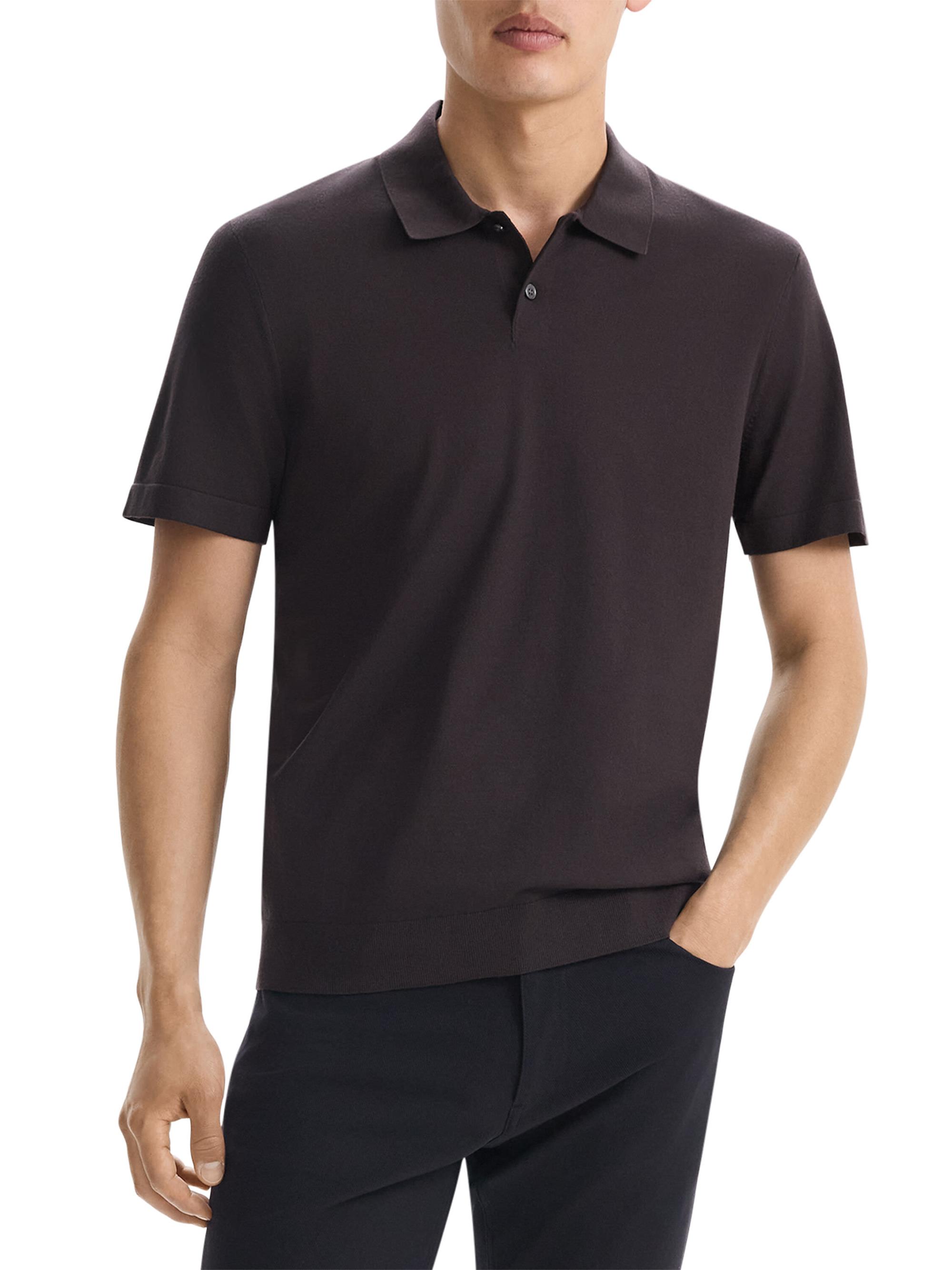 Theory Goris Knit Polo Shirt | Saks Fifth Avenue