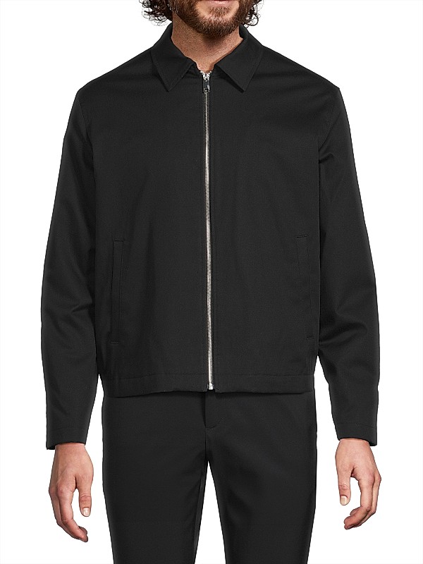 Shop Theory Stretch Cotton Twill Jacket | Saks Fifth Avenue Shop Theory Stretch Cotton Twill Jacket | Saks Fifth Avenue