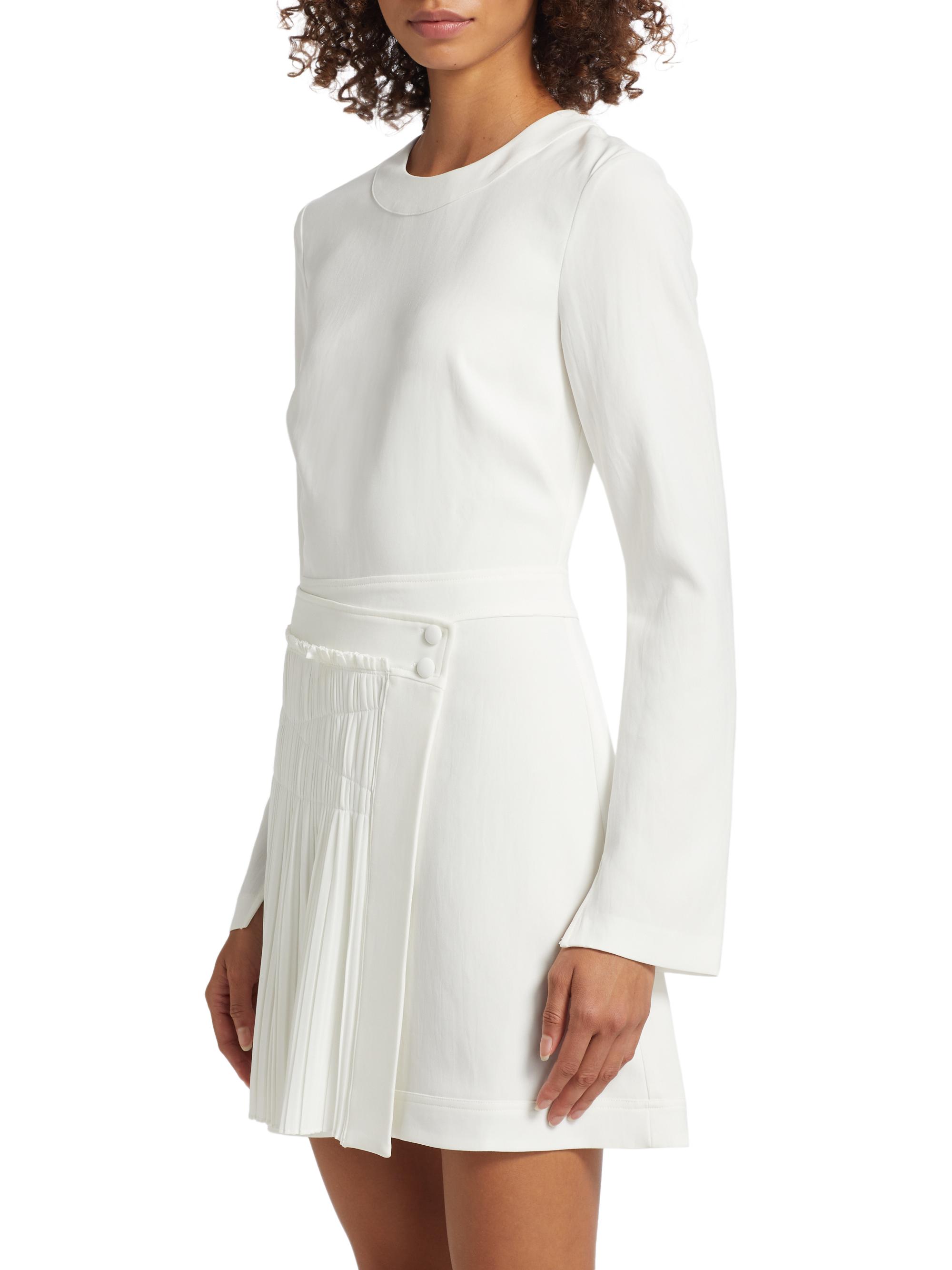 SIMKHAI Zabelle Long-Sleeve Minidress | Saks Fifth Avenue