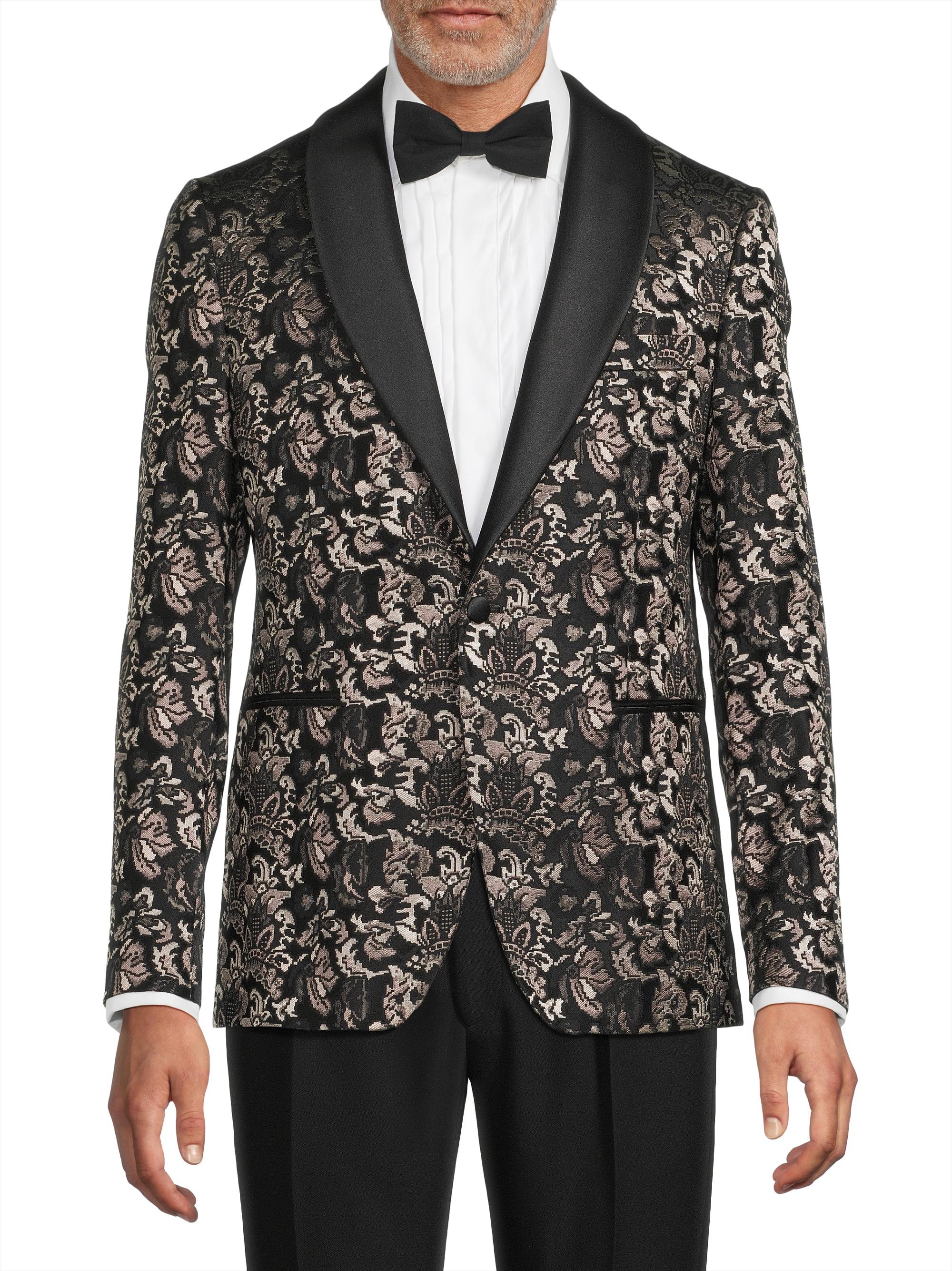 Pal Zileri Novel Silk-Wool Smoking Jacket | Saks Fifth Avenue