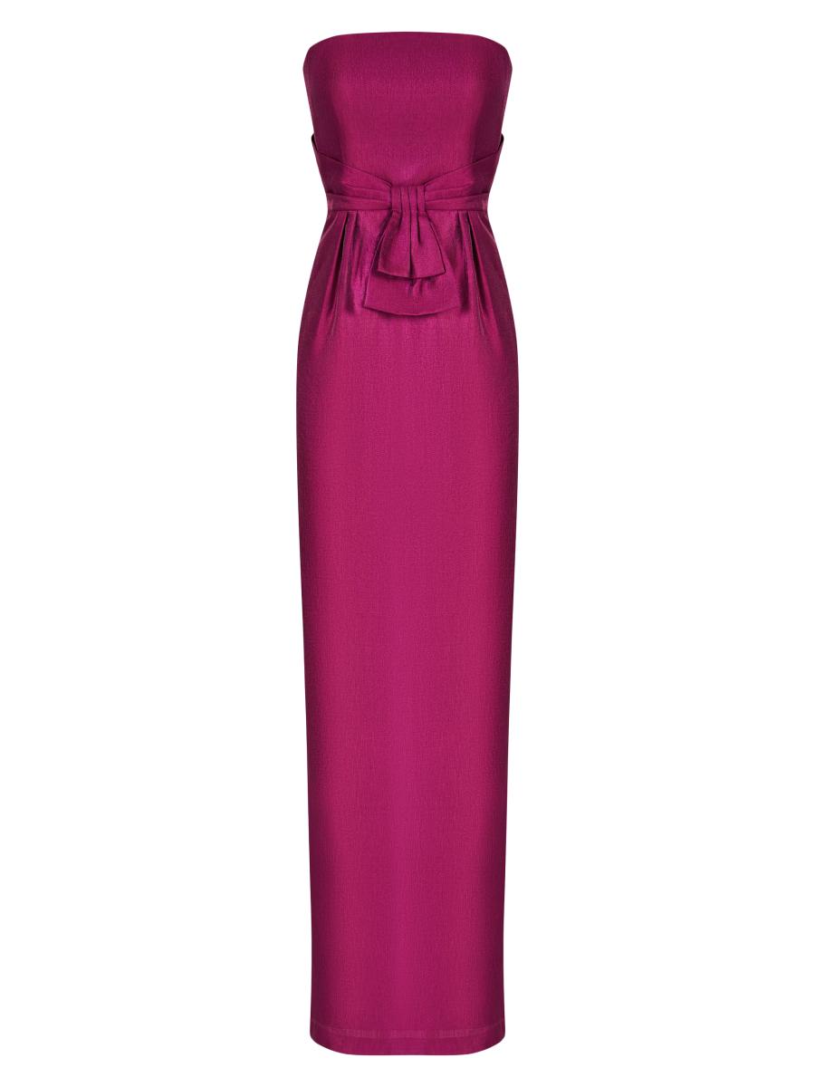 Kay Unger Caroline Metallic Column Gown | Saks Fifth Avenue