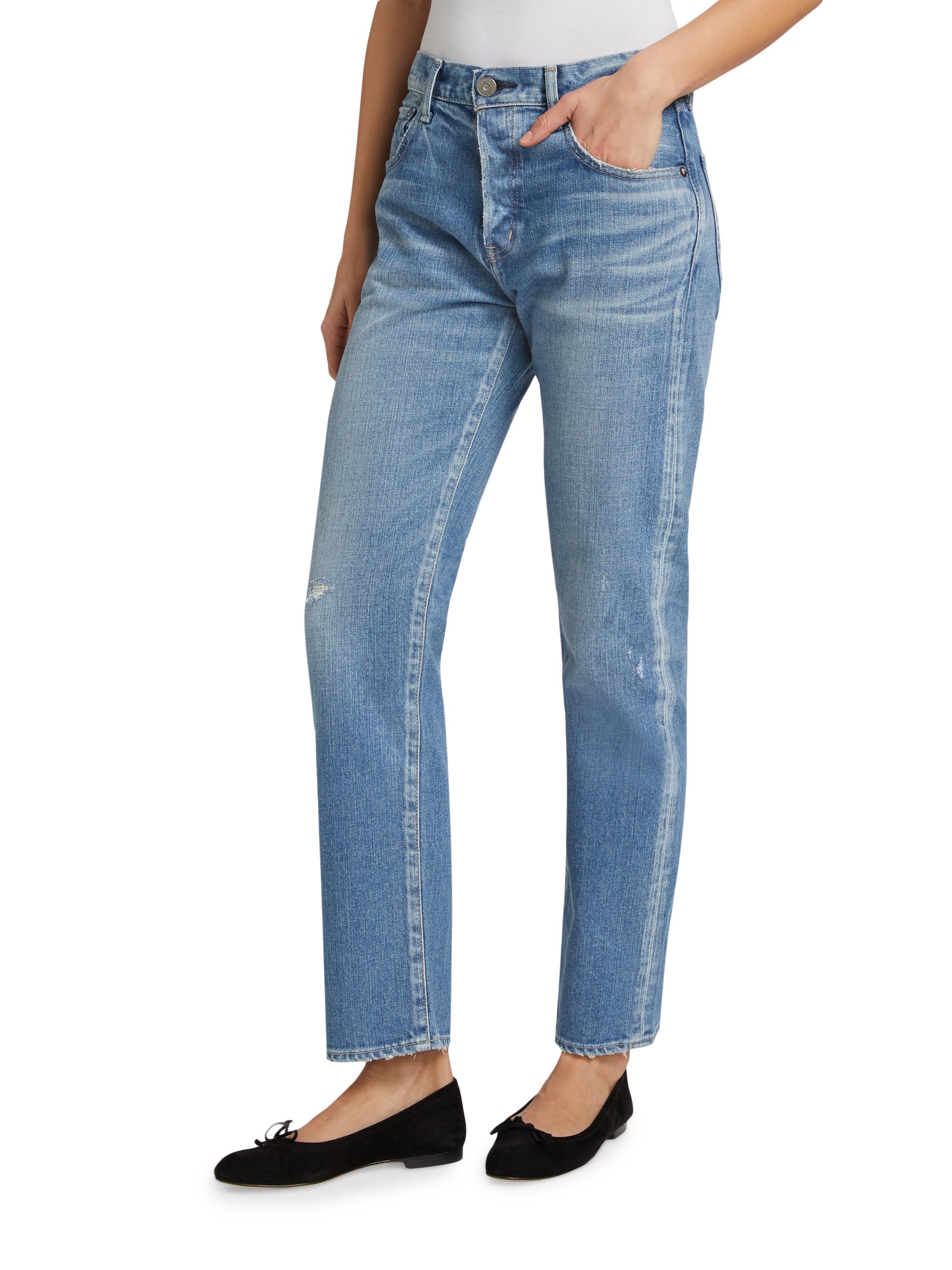 Moussy Vintage MV Nicholas High-Rise Straight Jeans | Saks Fifth Avenue
