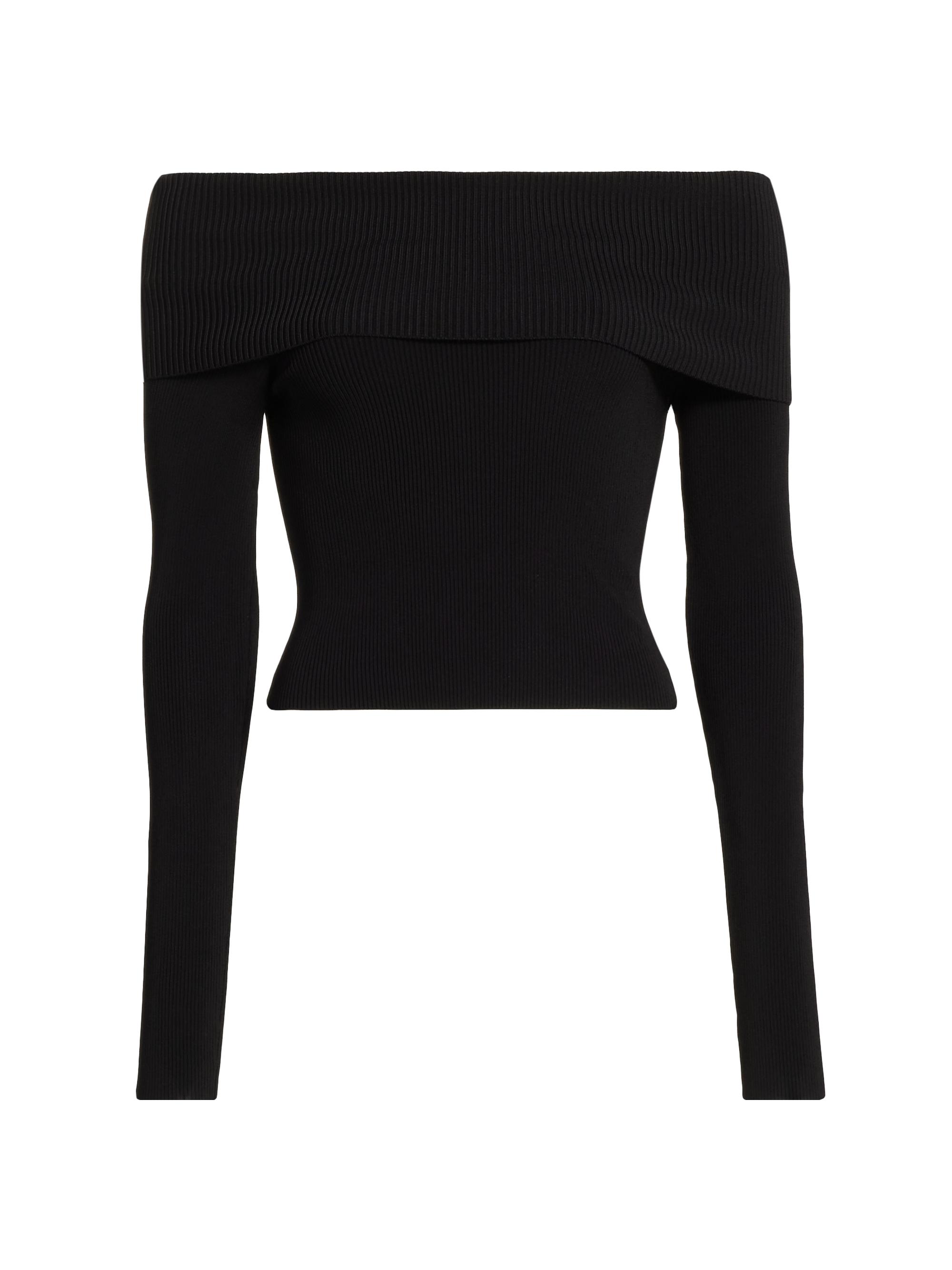 Shop Alice + Olivia Dolan Foldover Sweater | Saks Fifth Avenue