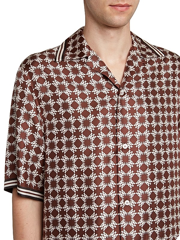 Shop Amiri MA Quad Silk Bowling Shirt | Saks Fifth Avenue Shop Amiri MA Quad Silk Bowling Shirt | Saks Fifth Avenue