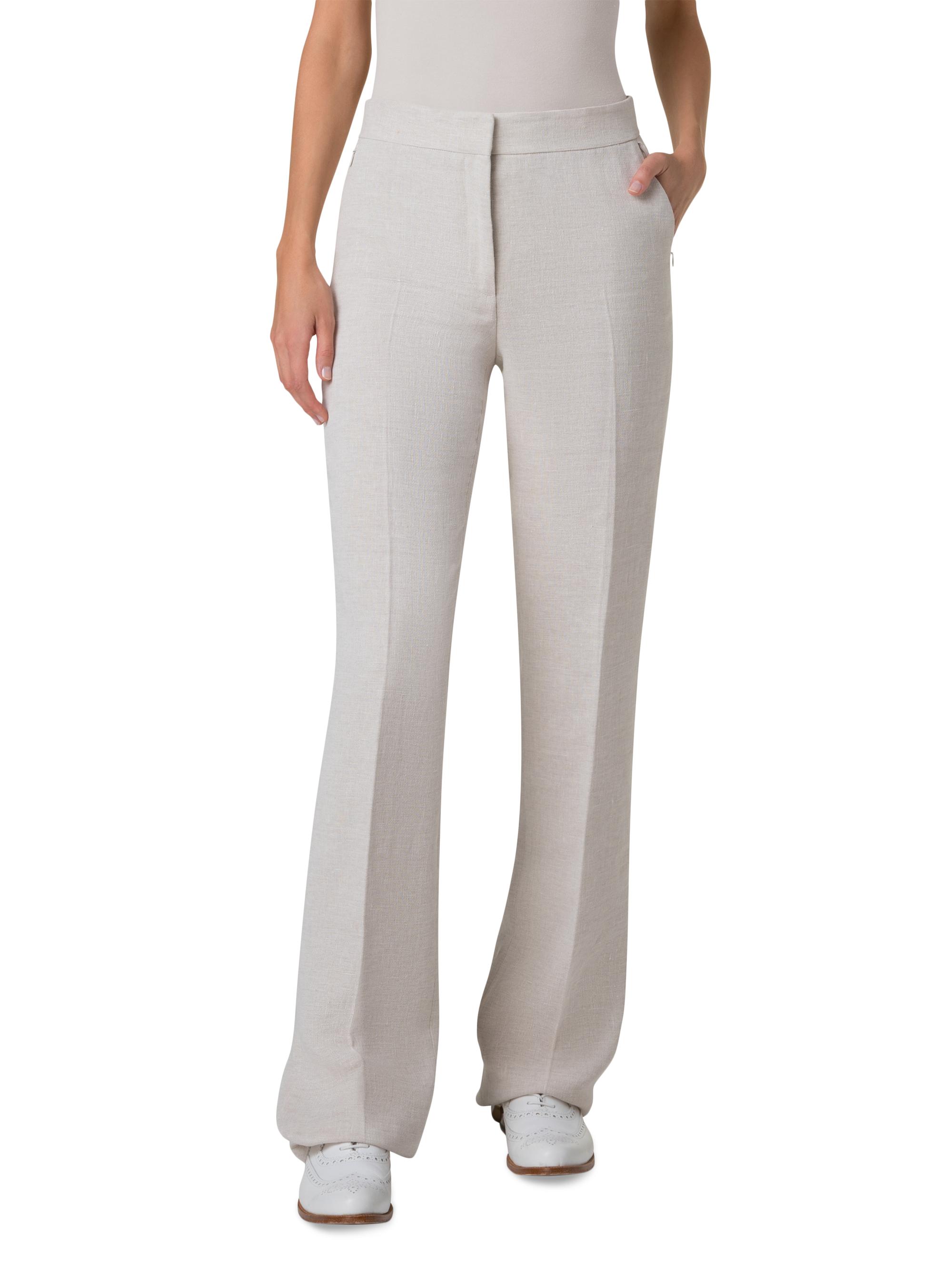 Akris Carl Linen & Cotton Straight-Leg Pants | Saks Fifth Avenue
