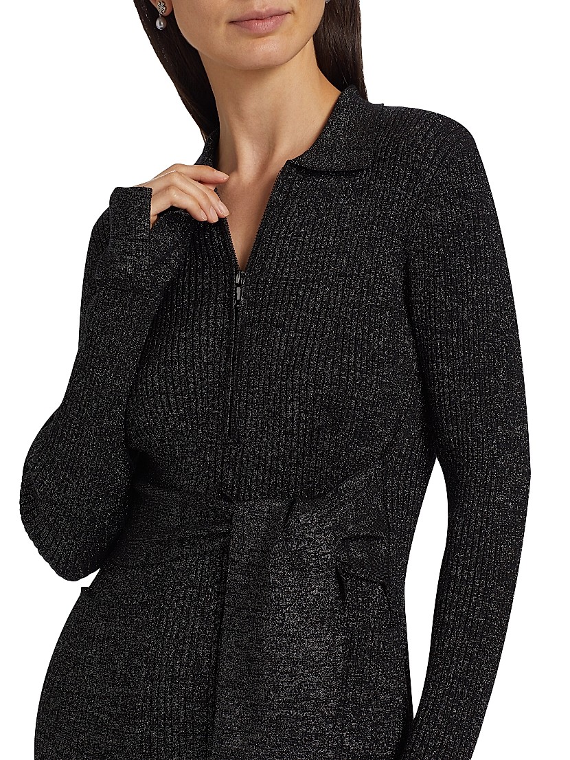 Shop Toccin Hilary Lurex Rib-Knit Minidress | Saks Fifth Avenue Shop Toccin Hilary Lurex Rib-Knit Minidress | Saks Fifth Avenue