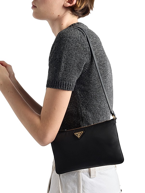 Shop Prada Re-Nylon Pouch | Saks Fifth Avenue Shop Prada Re-Nylon Pouch | Saks Fifth Avenue