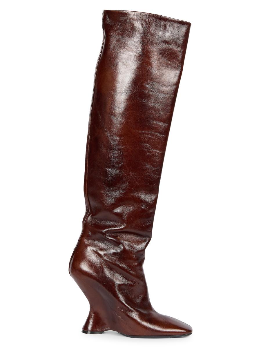 Dries Van Noten 105MM Leather Boots | Saks Fifth Avenue