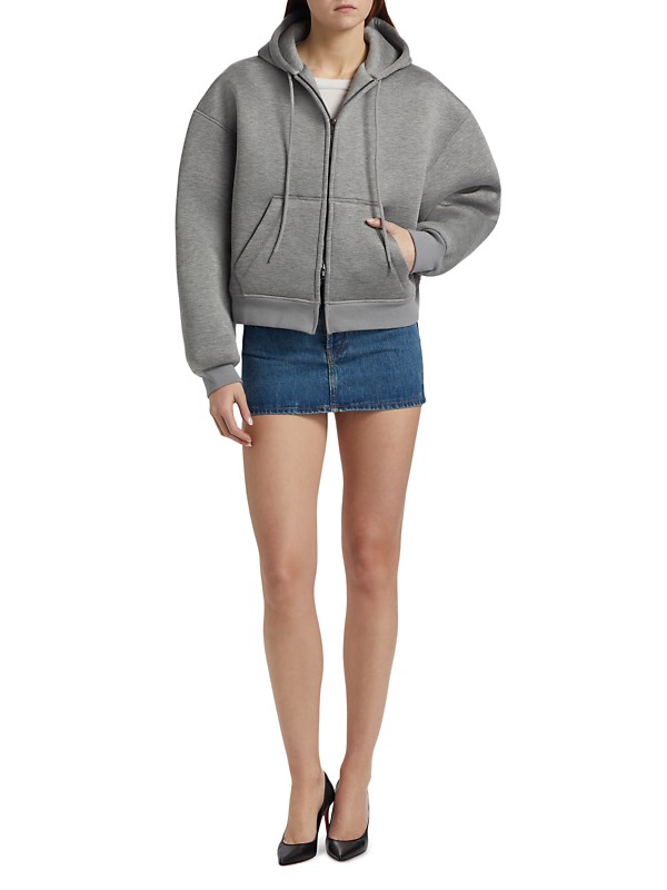 Shop WARDROBE.NYC Bonded Zip Hoodie | Saks Fifth Avenue Shop WARDROBE.NYC Bonded Zip Hoodie | Saks Fifth Avenue