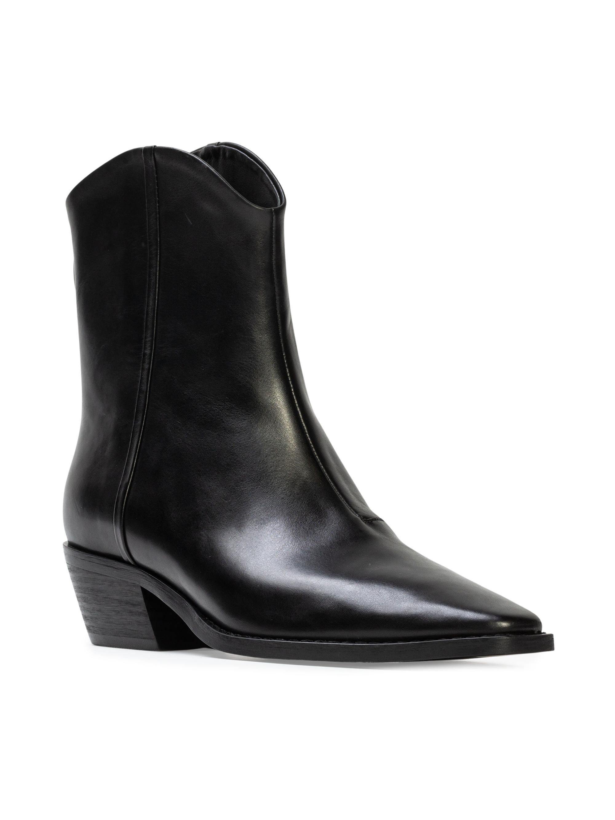 Black Suede Studio Reed Leather Boots | Saks Fifth Avenue