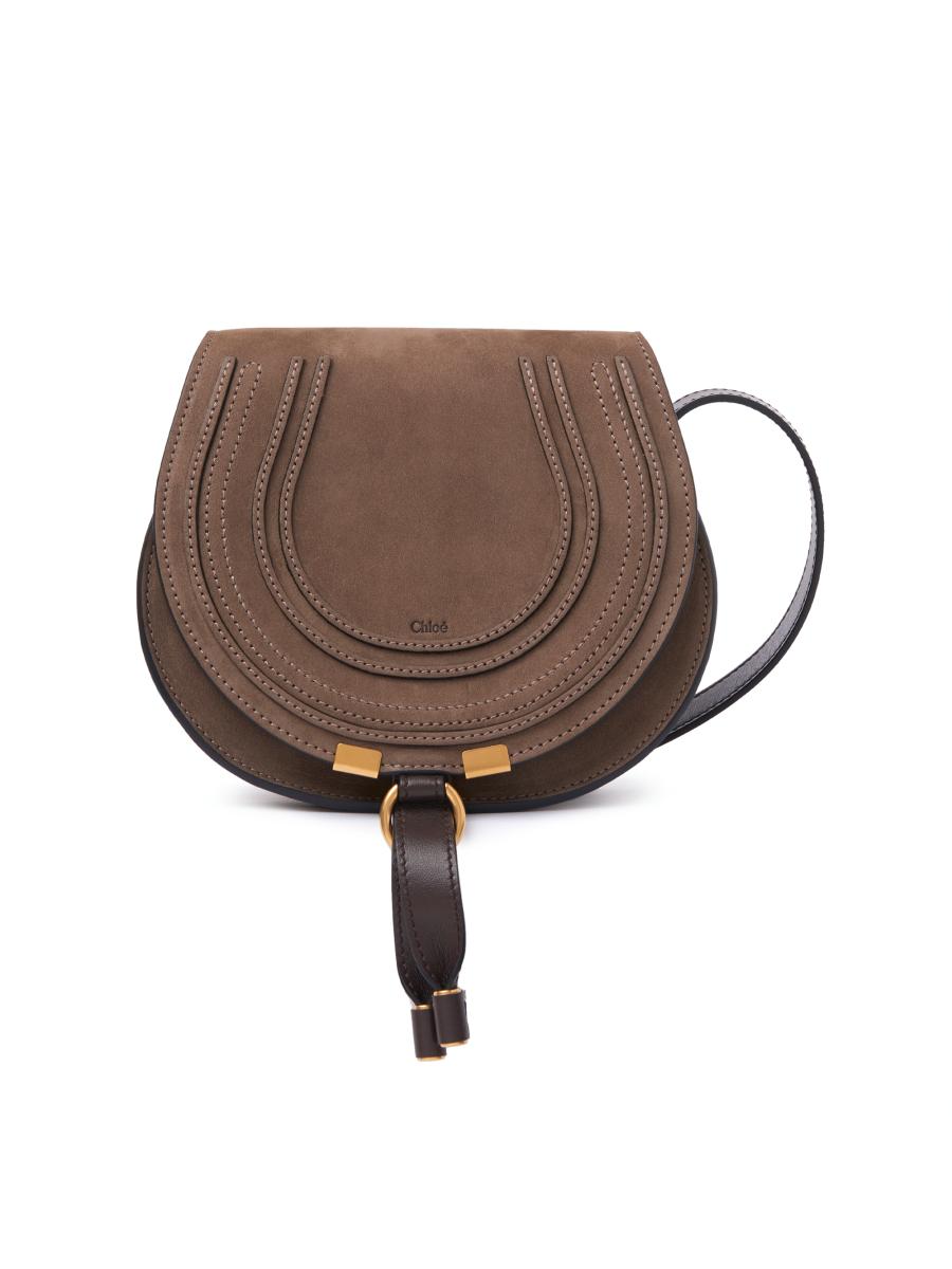 Chloé Small Marcie Suede Crossbody Bag | Saks Fifth Avenue