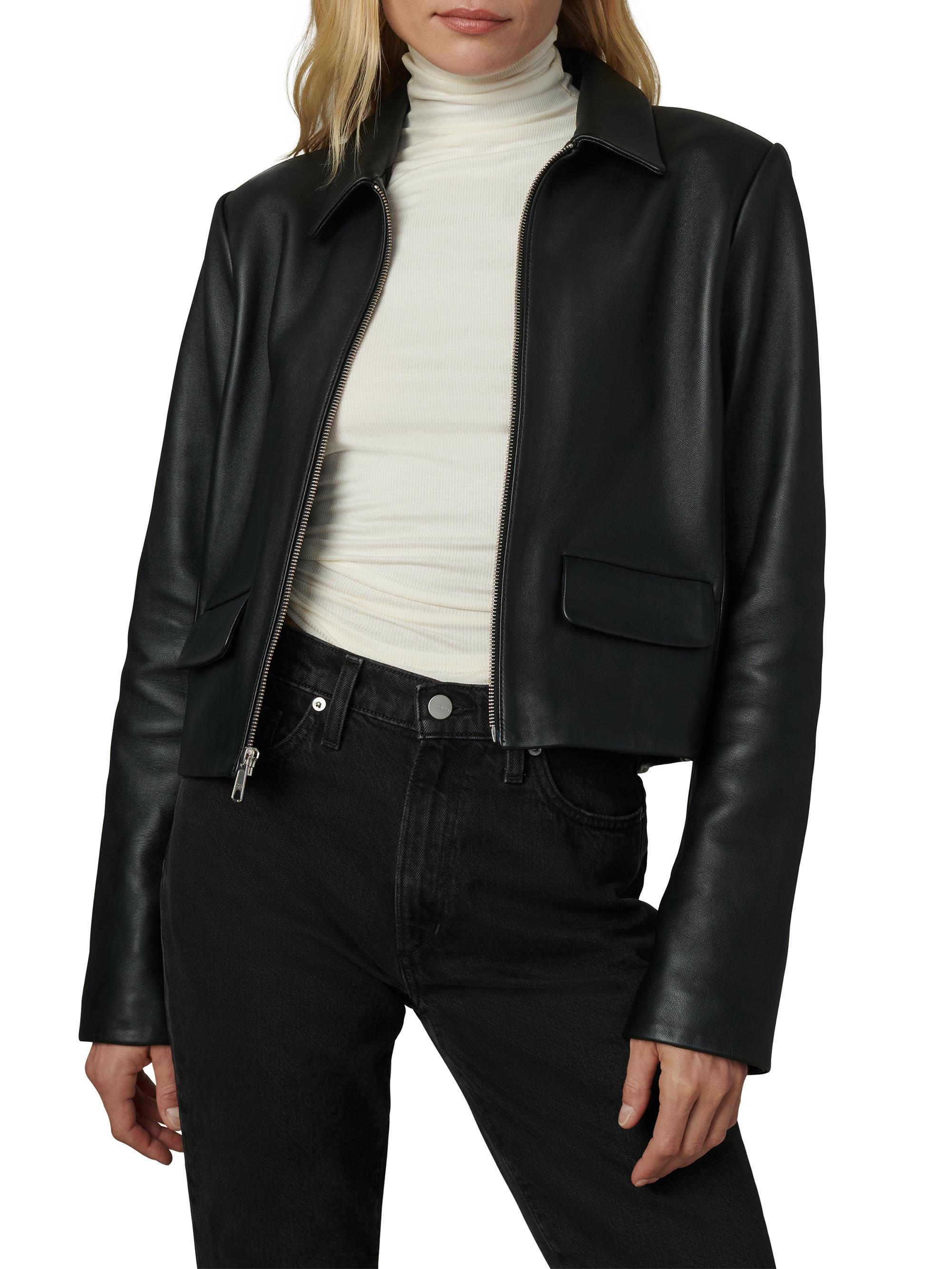 Joe's Jeans Joe’s Jeans by Dani Michelle The Maren Leather Jacket | Saks Fifth Avenue