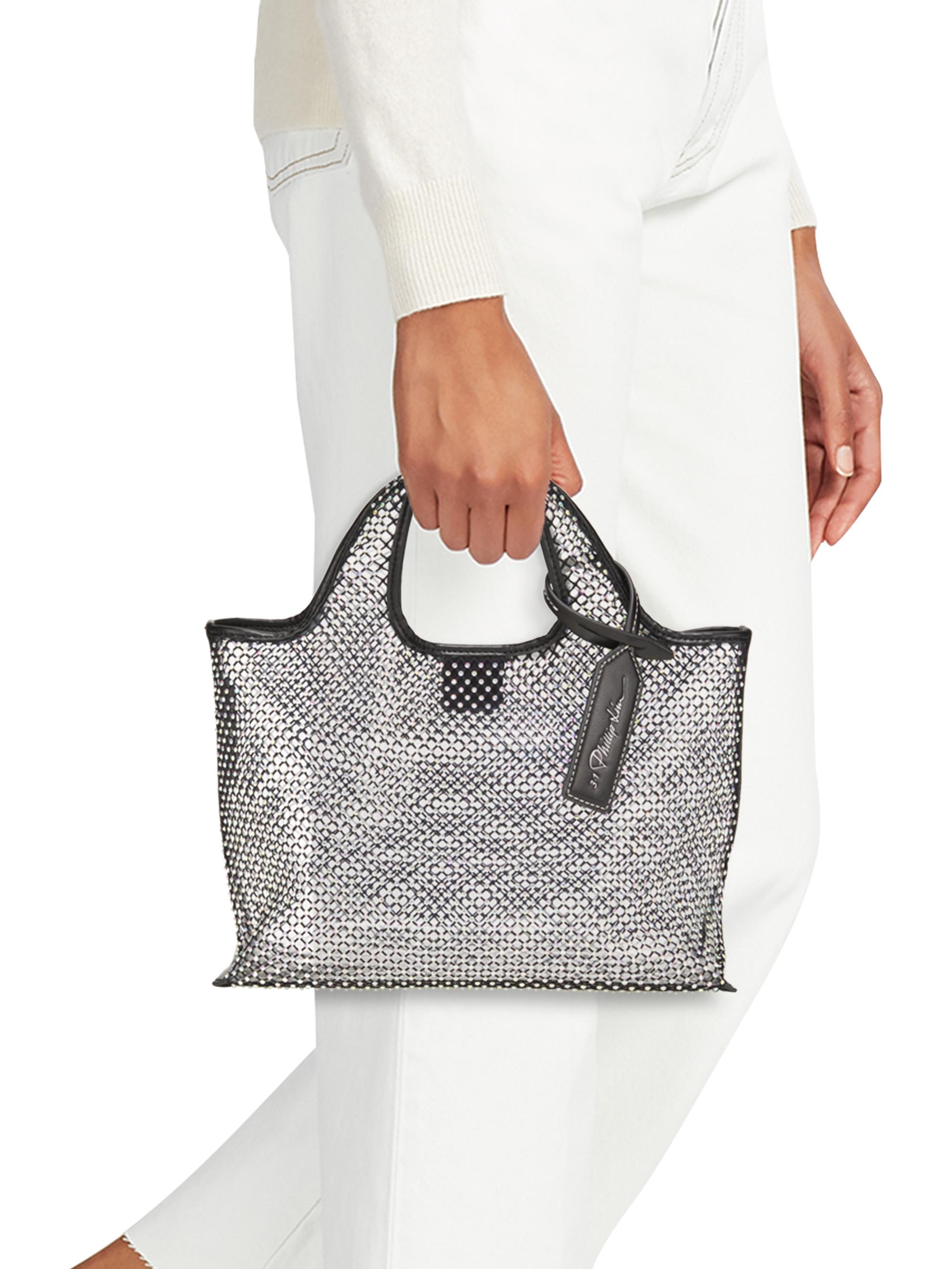 3.1 Phillip Lim Mini Market Crystal Mesh Top Handle Bag | Saks Fifth Avenue