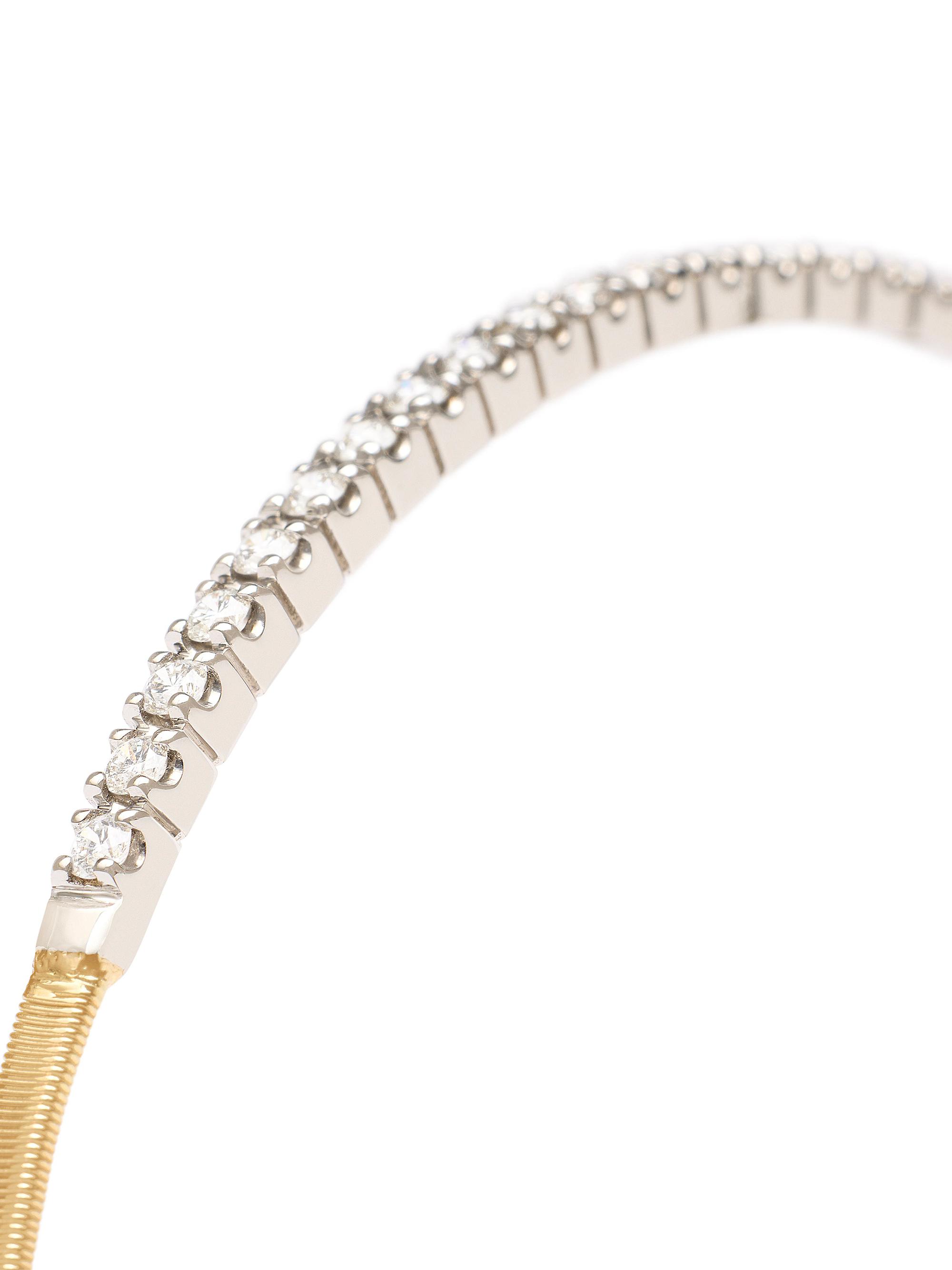 Marco Bicego Masai Two-Tone 18K Gold & 0.44 TCW Diamond Coil Bracelet ...