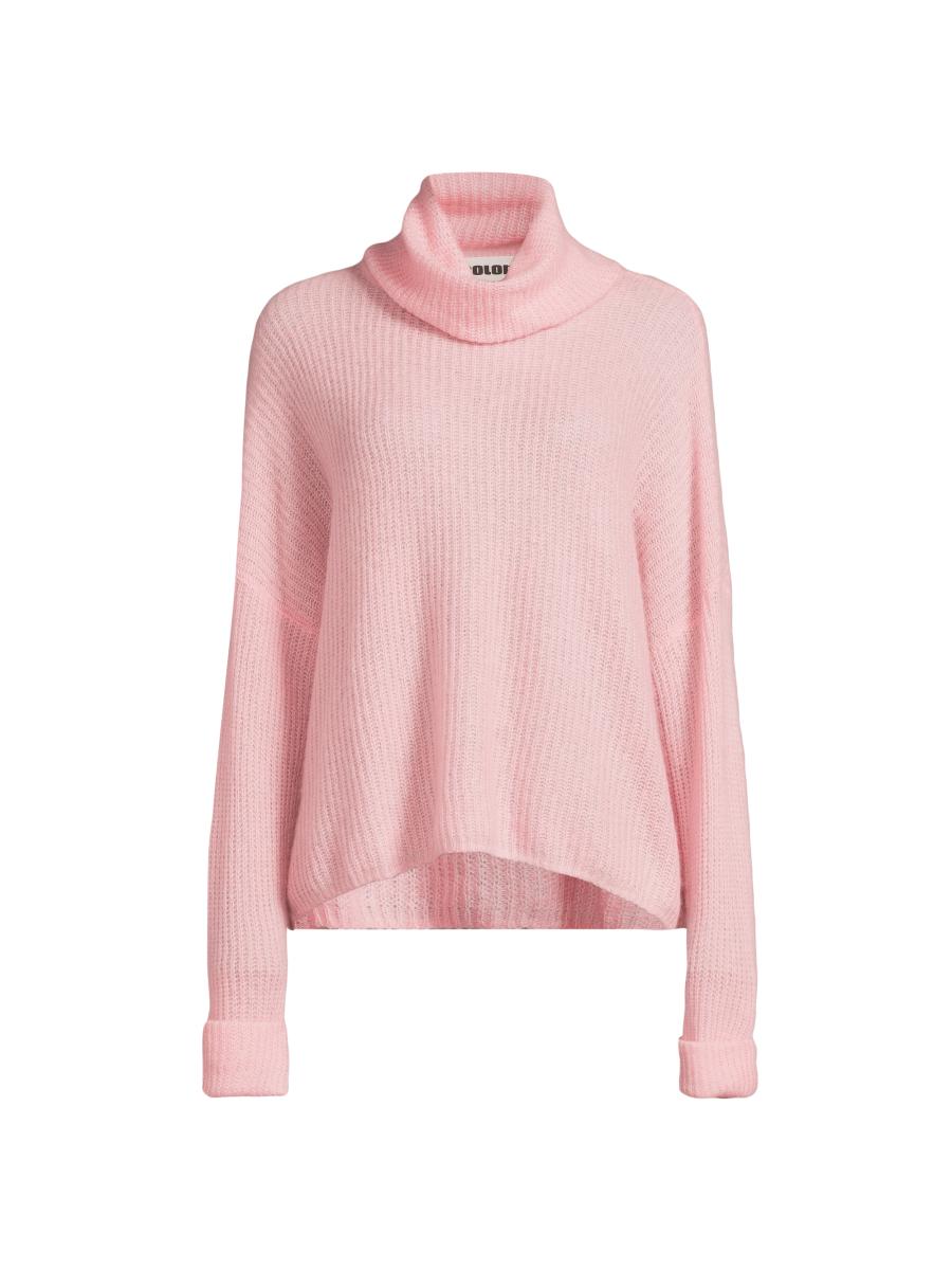 COLORUSH Mahalia Amara Cashmere-Blend Turtleneck Sweater | Saks Fifth ...