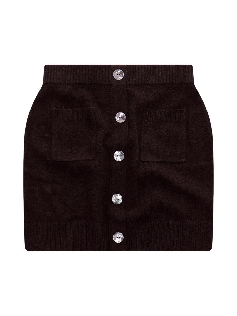 COLORUSH Marvin Knit Cashmere Miniskirt | Saks Fifth Avenue