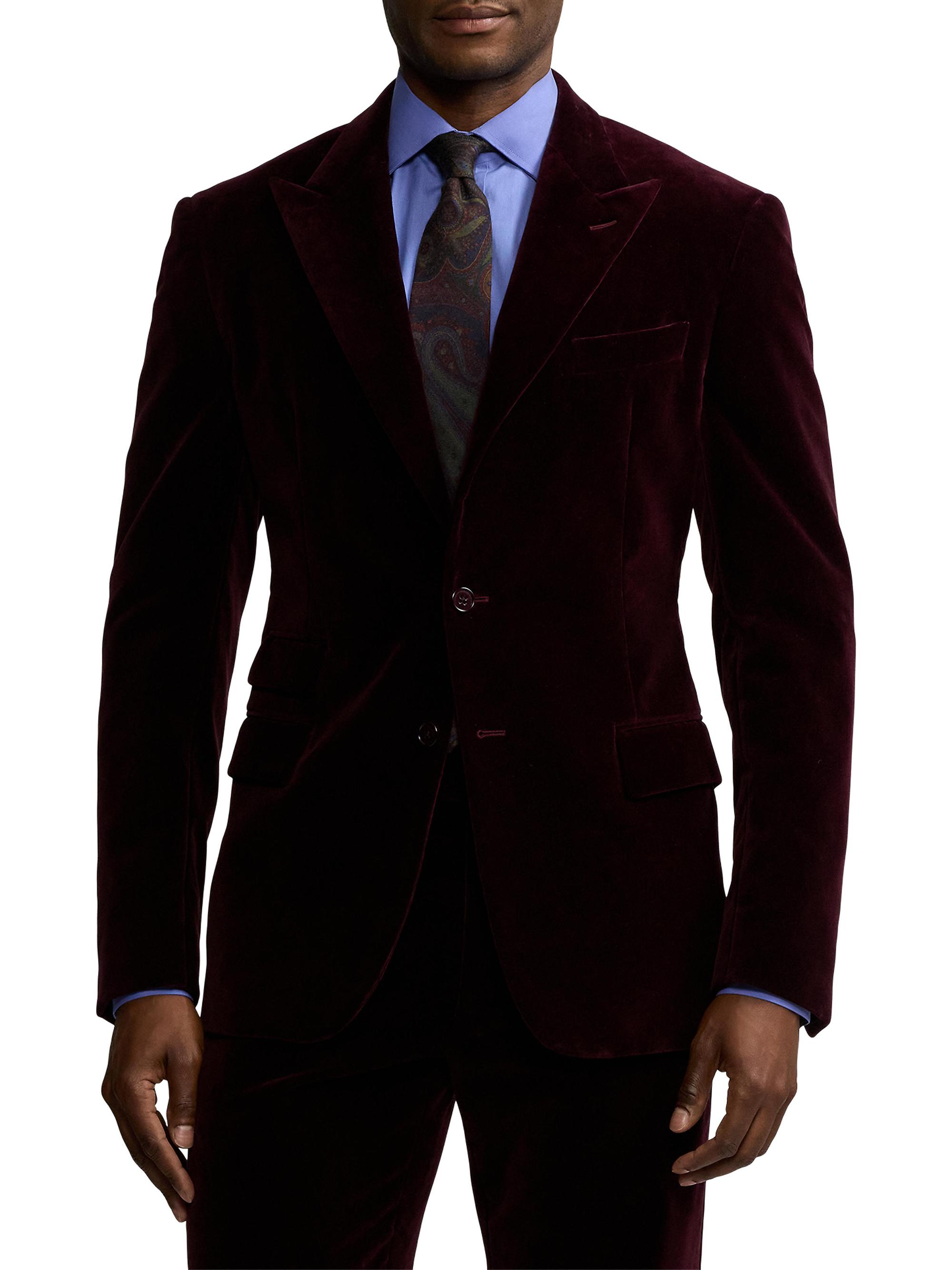 Ralph Lauren Purple Label Kent Cotton Velvet Jacket | Saks Fifth Avenue