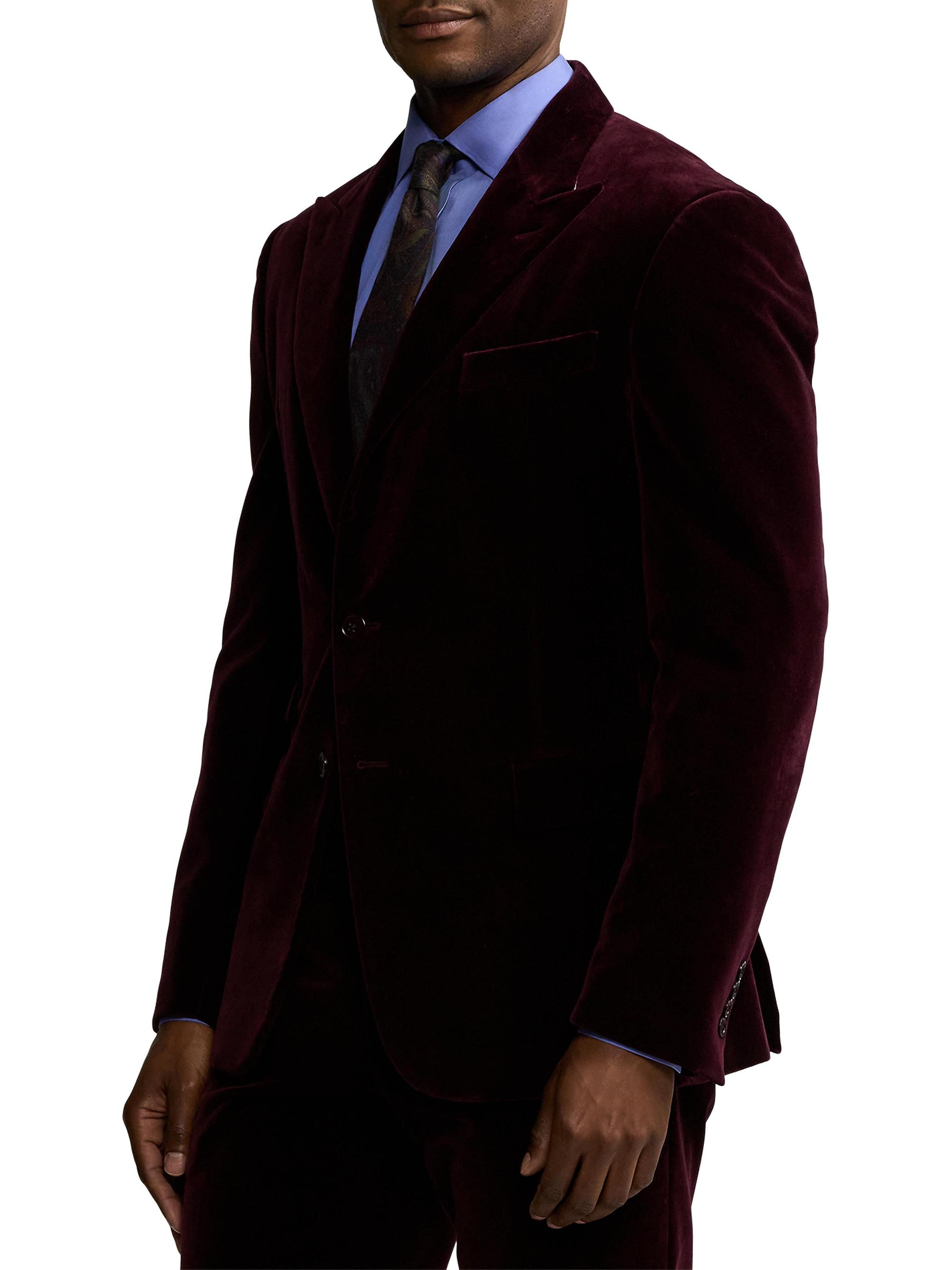 Ralph Lauren Purple Label Kent Cotton Velvet Jacket | Saks Fifth Avenue
