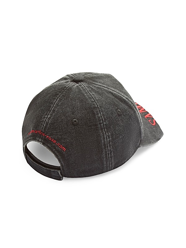 Shop Martine Rose Logo Cut-Peak Cotton Baseball Cap | Saks Shop Martine Rose Logo Cut-Peak Cotton Baseball Cap | Saks