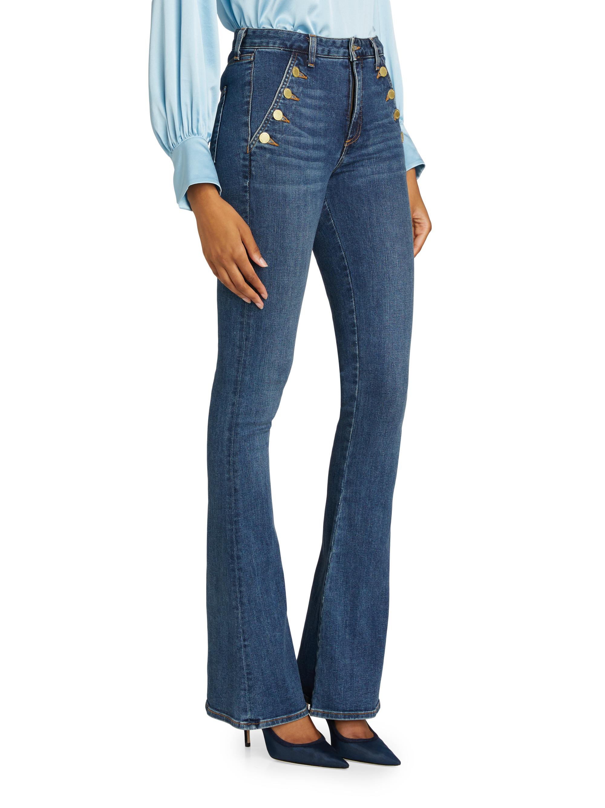 Ramy Brook Helena High-Rise Flare Jeans | Saks Fifth Avenue