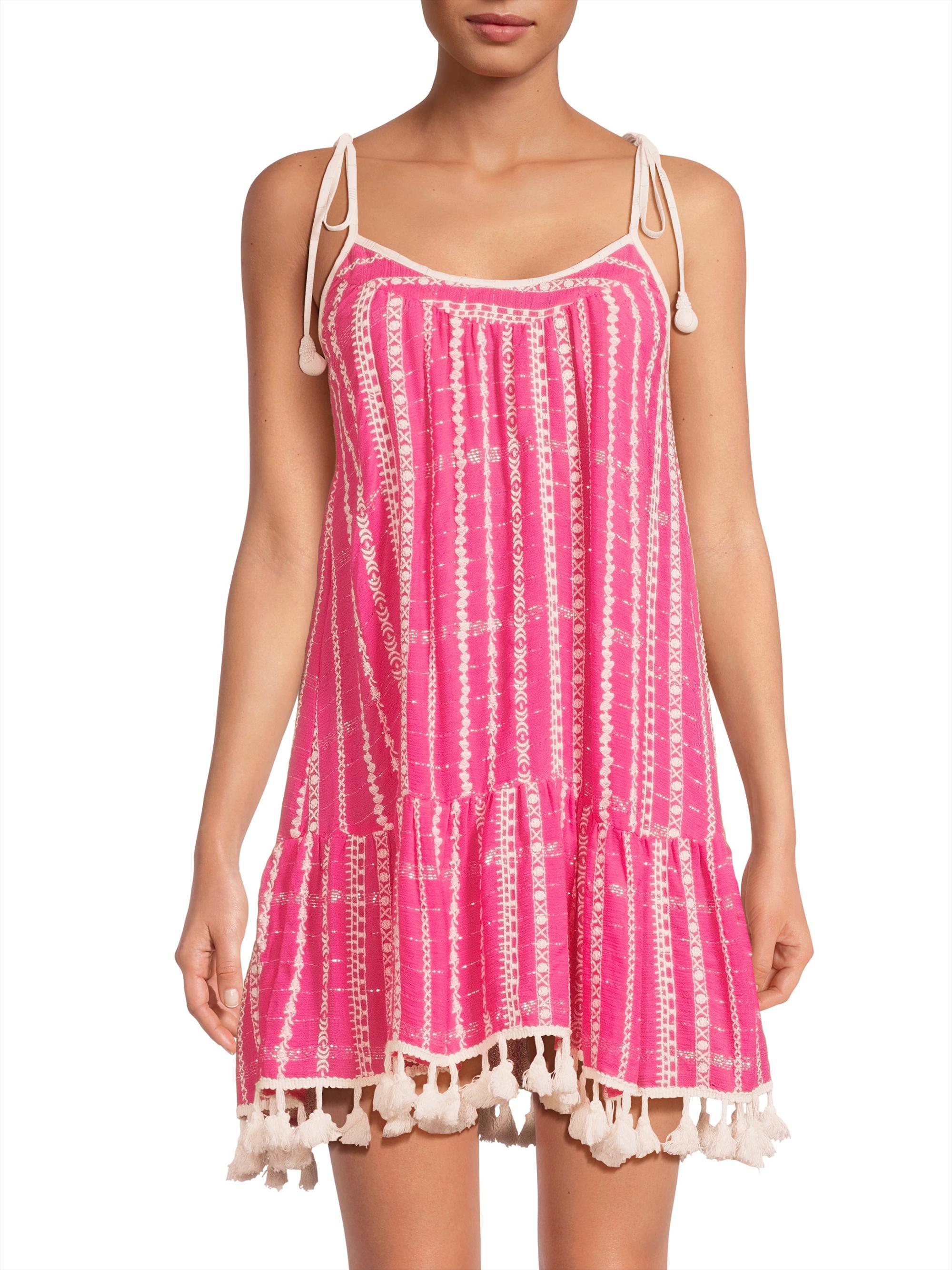 Ramy Brook Jaxson Embroidered Sleeveless Minidress | Saks Fifth Avenue