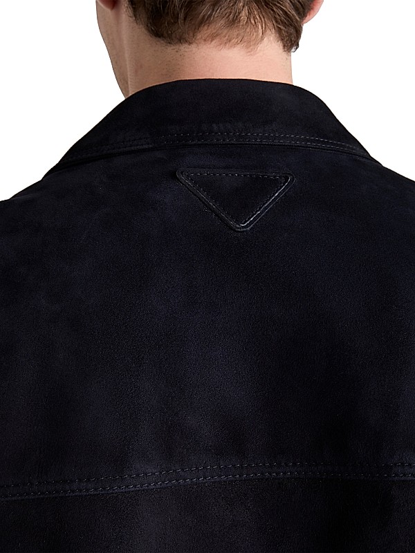 Shop Prada Suede Blouson Jacket | Saks Fifth Avenue Shop Prada Suede Blouson Jacket | Saks Fifth Avenue