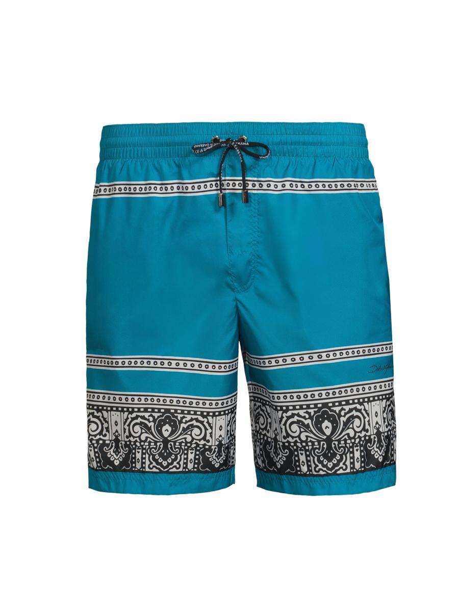 Dolce&Gabbana Bandana Swim Trunks | Saks Fifth Avenue