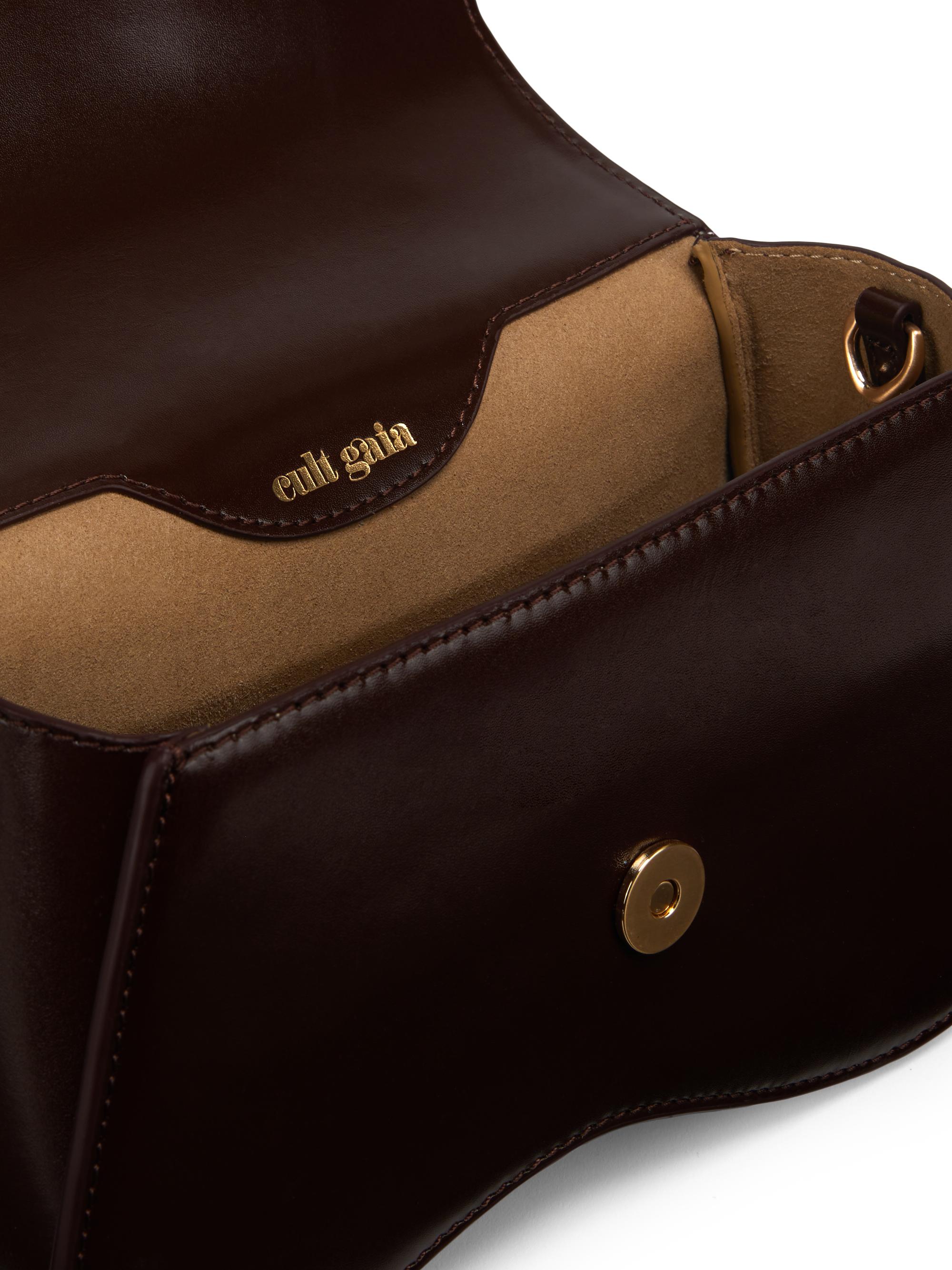 Cult Gaia Kazia Leather Top Handle Bag | Saks Fifth Avenue