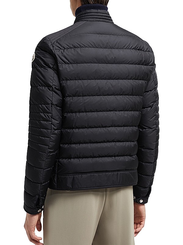 Shop Moncler Amiot Down Biker Jacket | Saks Fifth Avenue Shop Moncler Amiot Down Biker Jacket | Saks Fifth Avenue