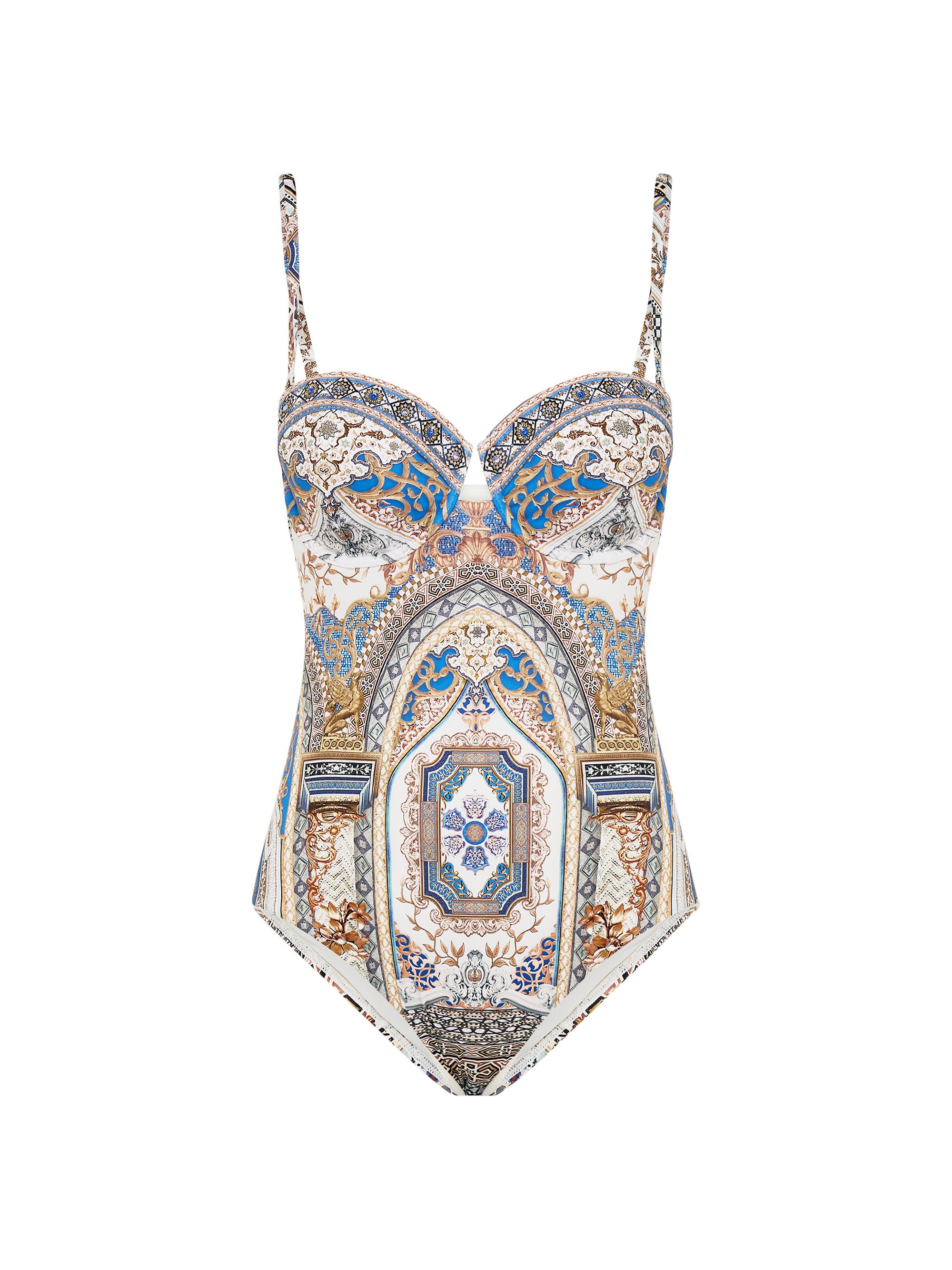 Camilla Make Me Your Mosiac Underwire One-Piece Swimsuit | Saks Fifth ...
