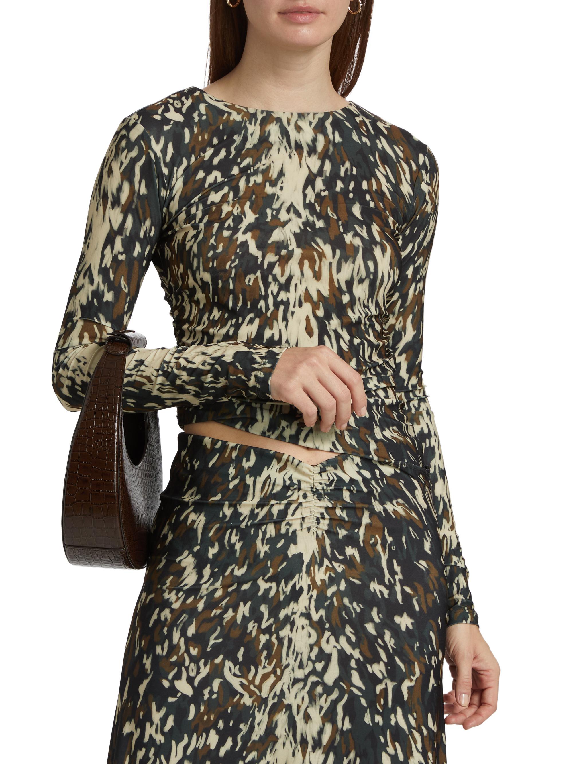 Maria Cher Callao Elois Jersey Top | Saks Fifth Avenue
