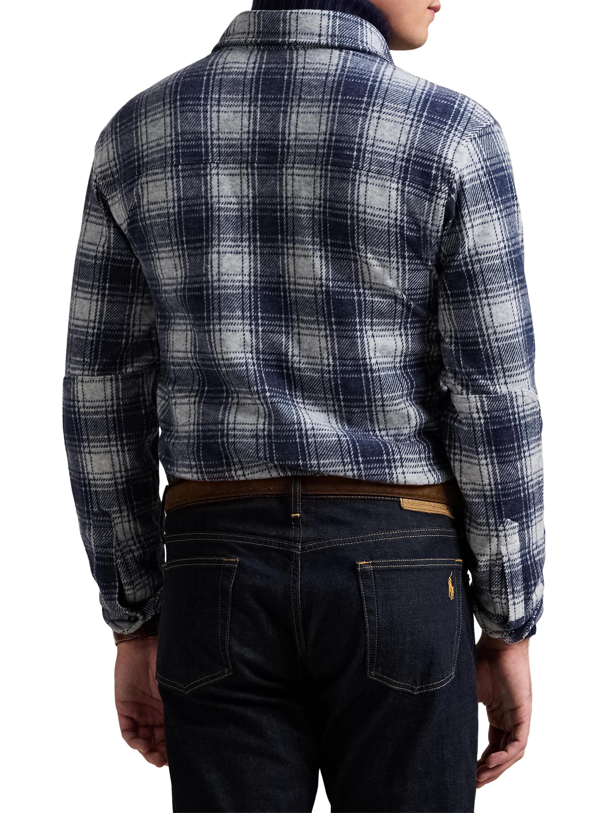 Polo Ralph Lauren Knit Plain Flannel Shirt | Saks Fifth Avenue