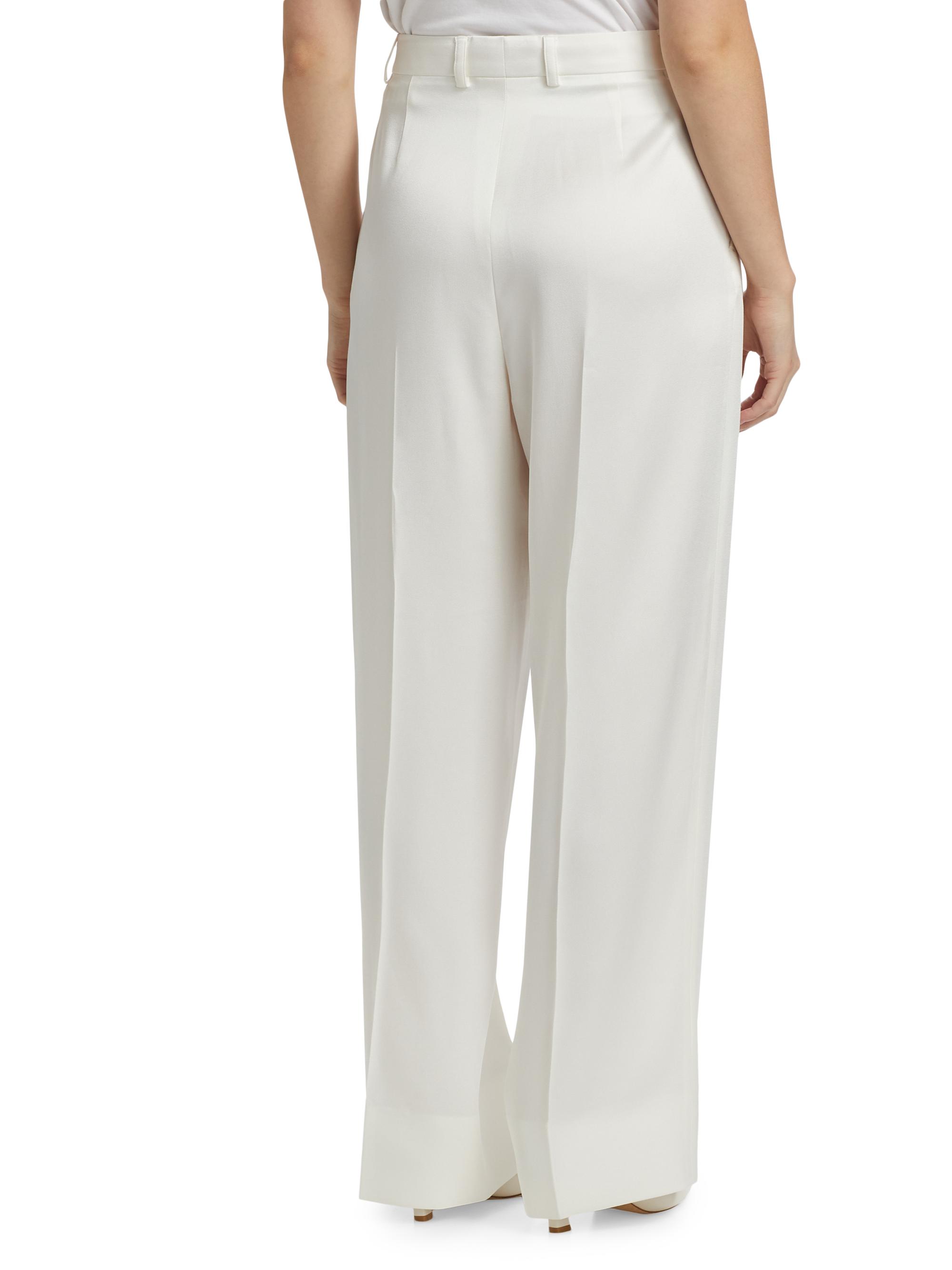 Stella McCartney Loose Crease-Front Trousers | Saks Fifth Avenue
