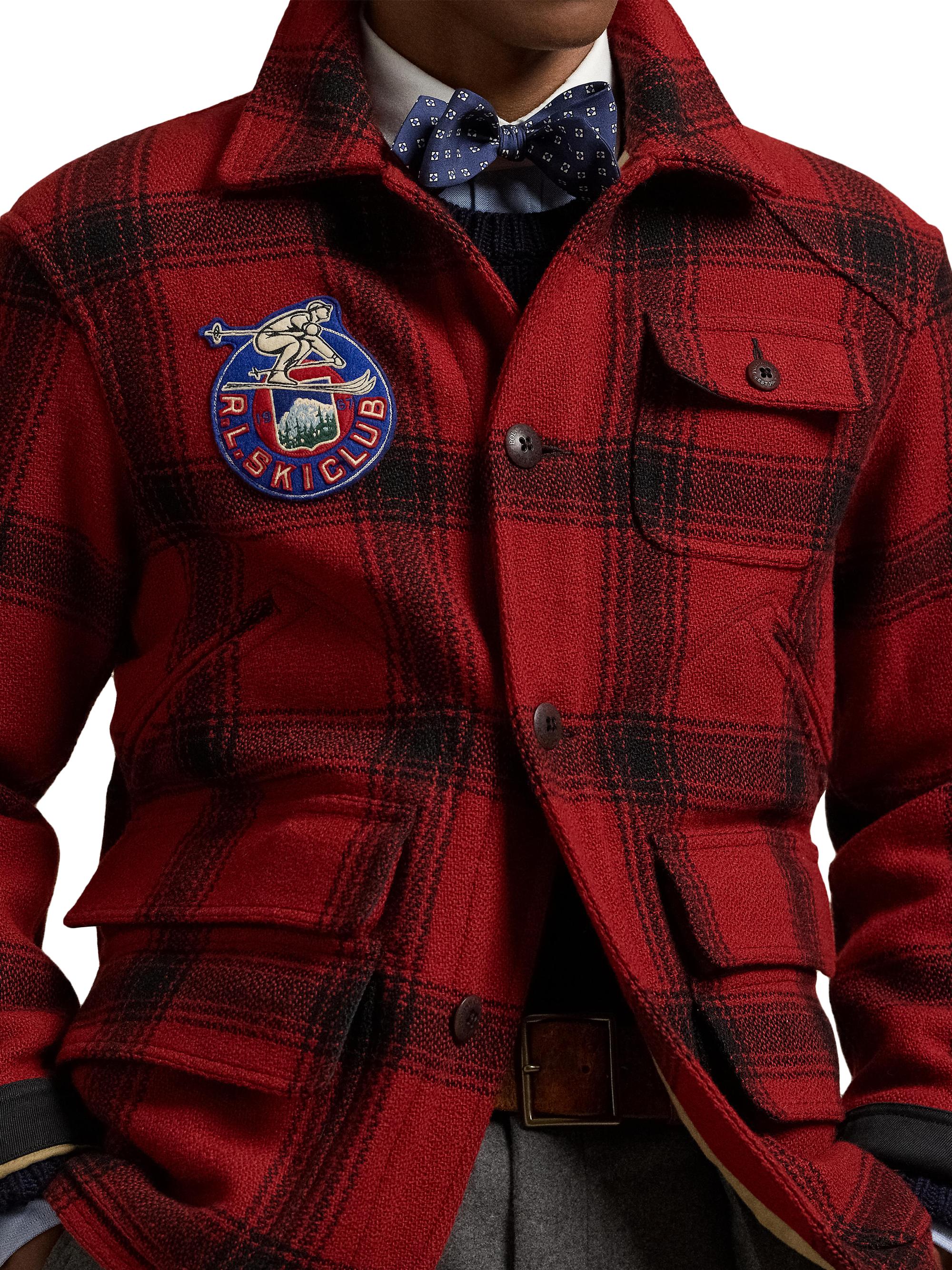 Polo Ralph Lauren Plaid Patch Outdoor Jacket | Saks Fifth Avenue
