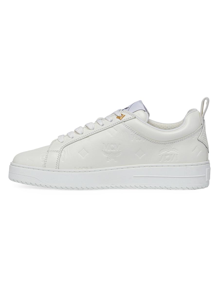 MCM Neo Derby Leather Sneakers | Saks Fifth Avenue